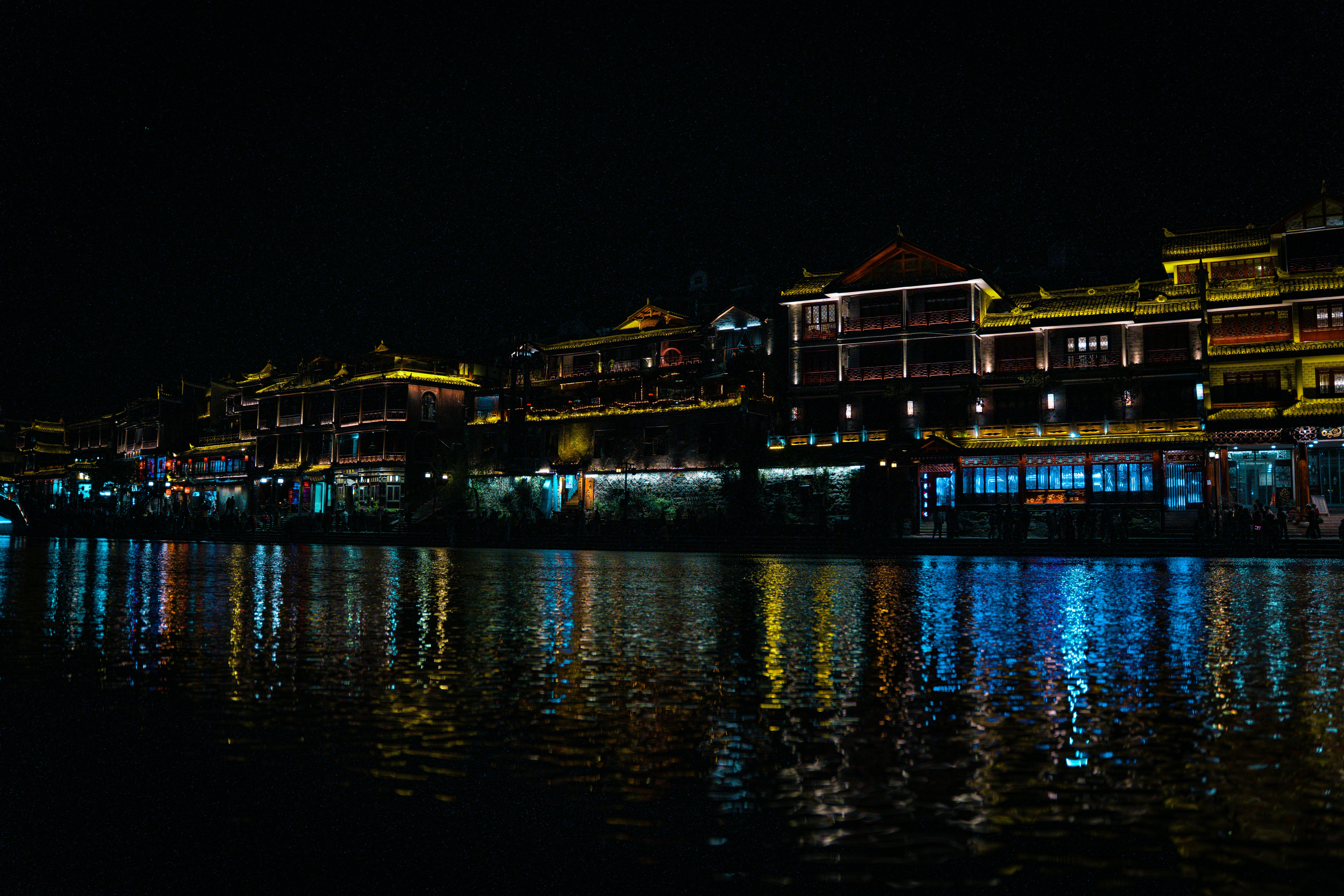 Luminous Reflections on the Riverside