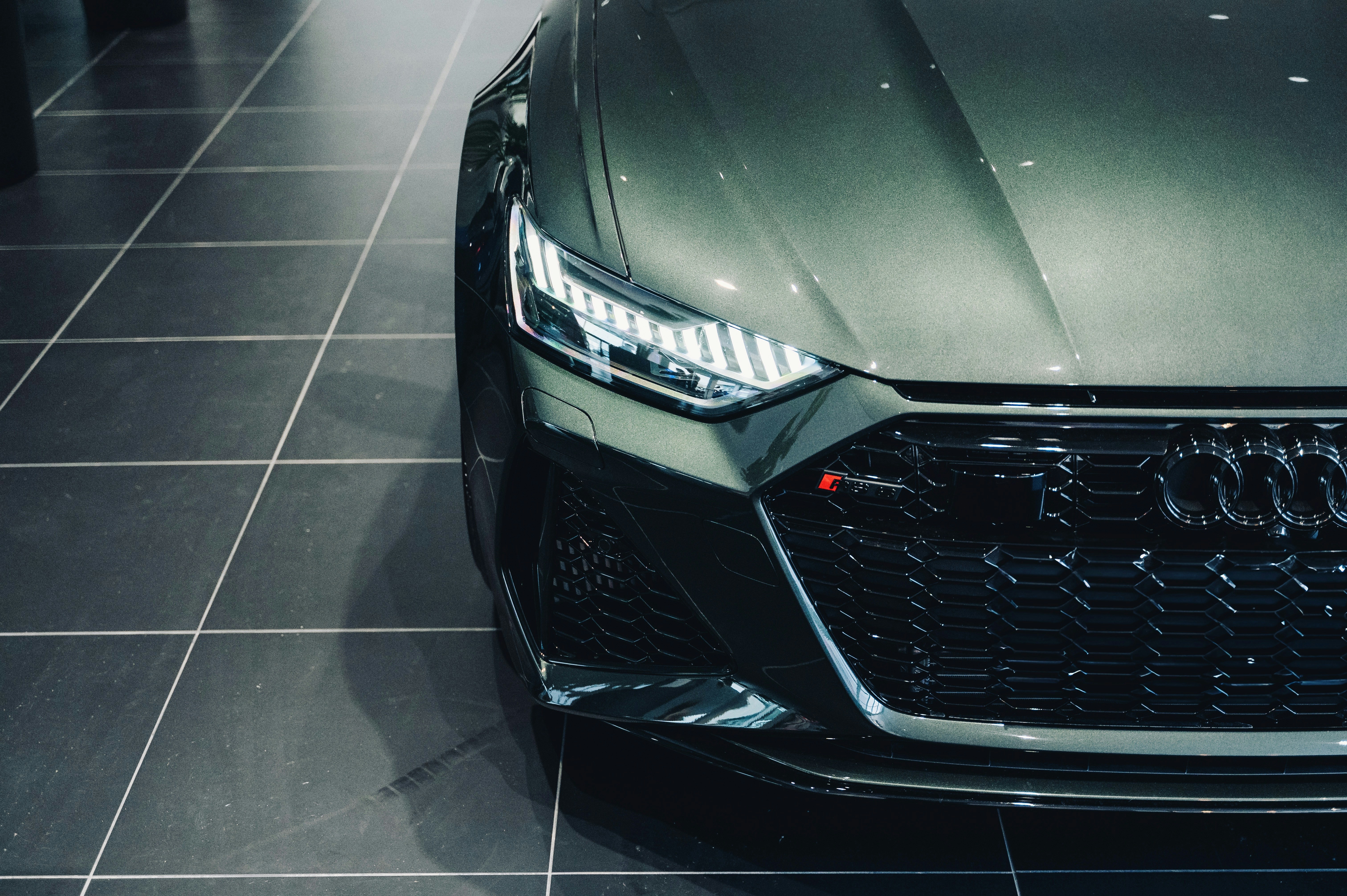 A stylish audi automobile displays its front. photo – Free Car Image on ...