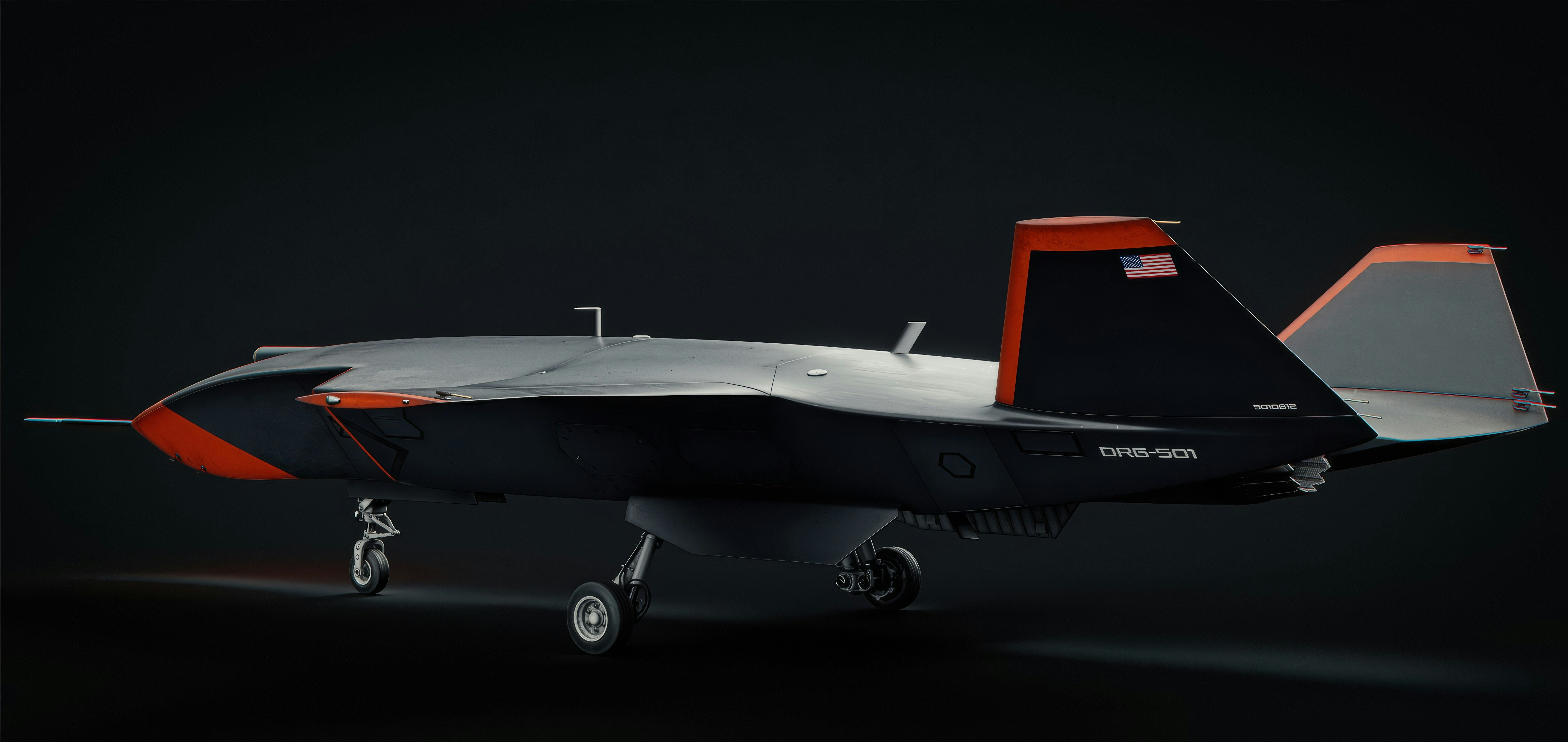 An unmanned aerial vehicle (uav) sits on a runway. photo – Free ...