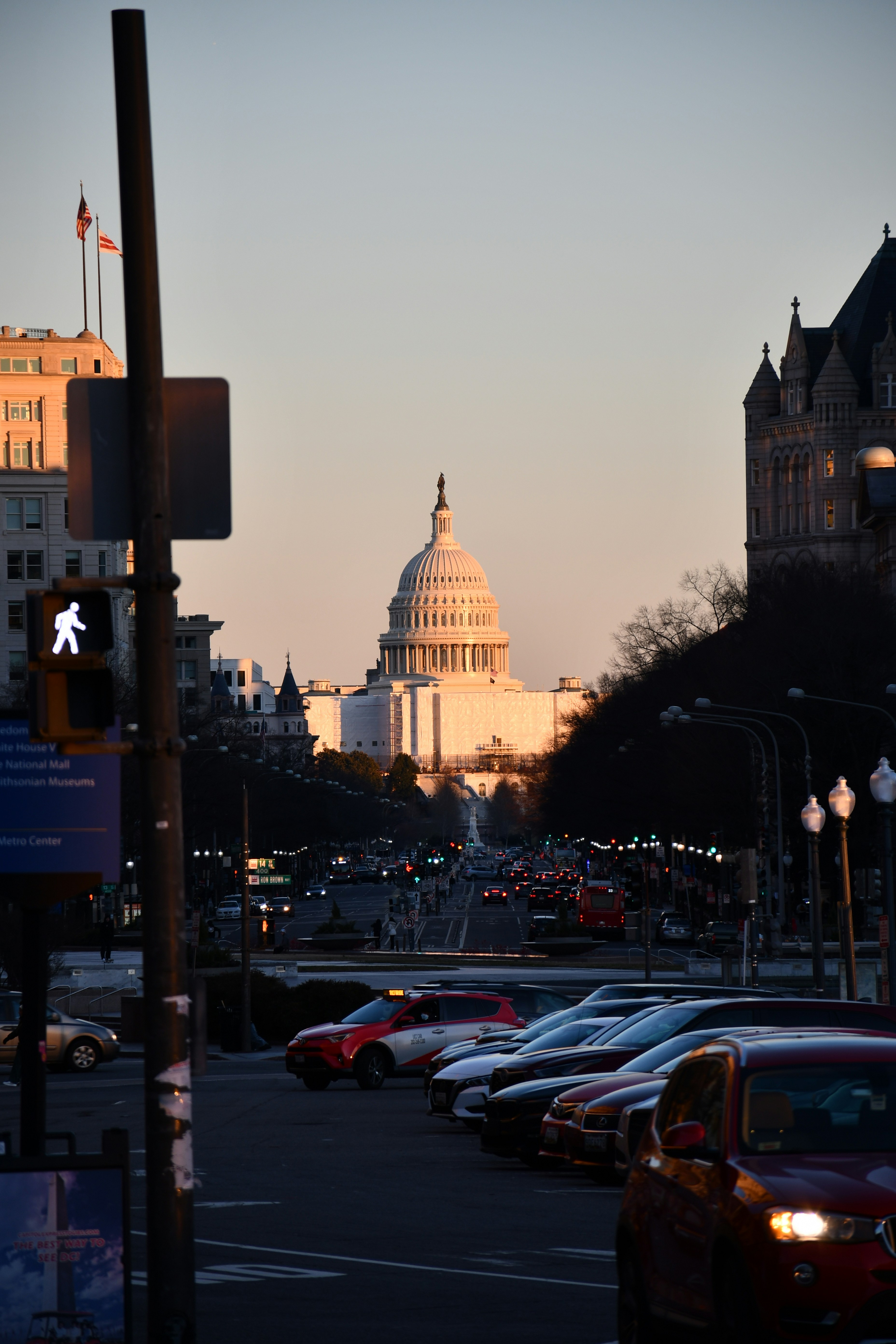Twilight Glimpse of the Capitol