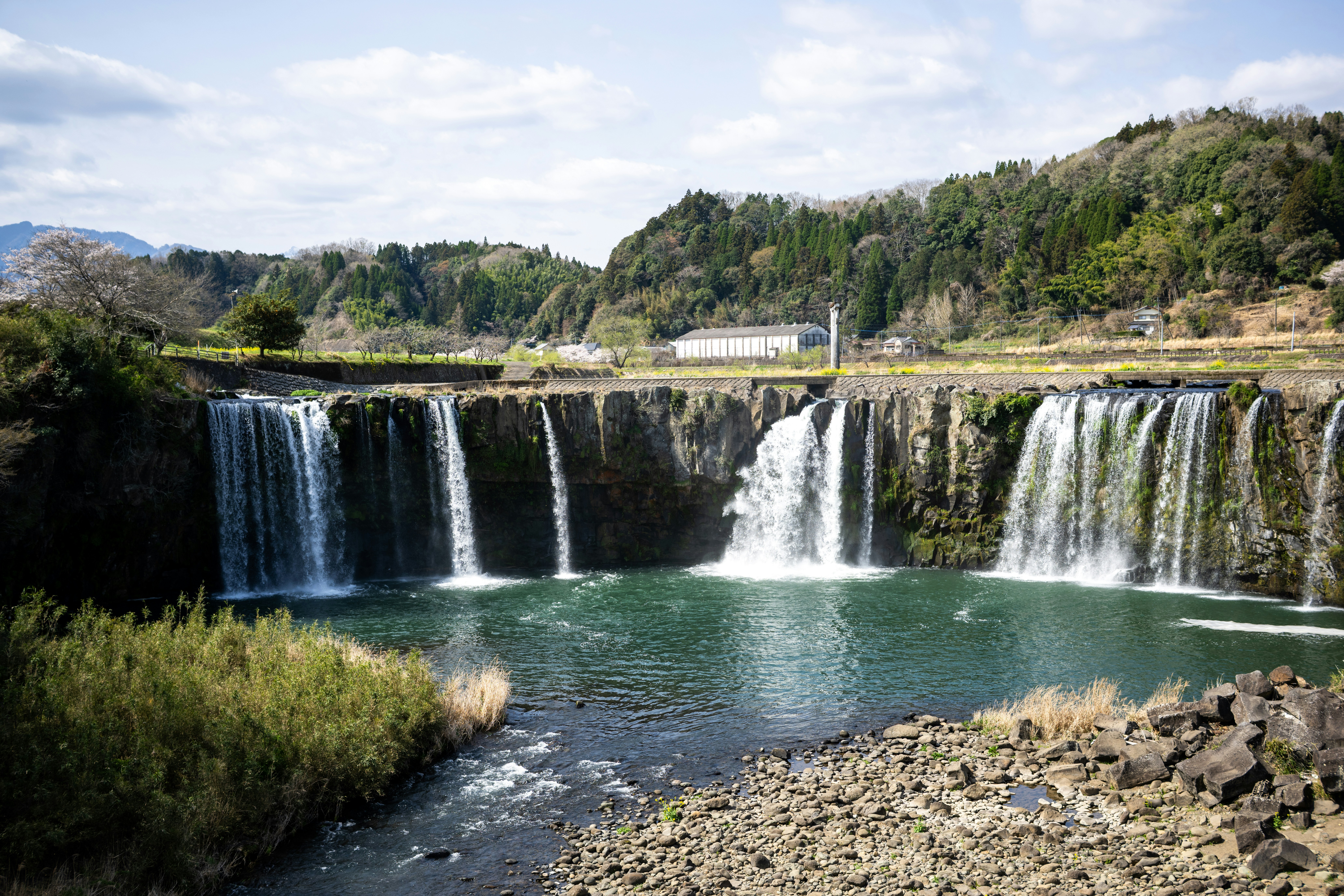 Serene Symphony of Cascading Waters