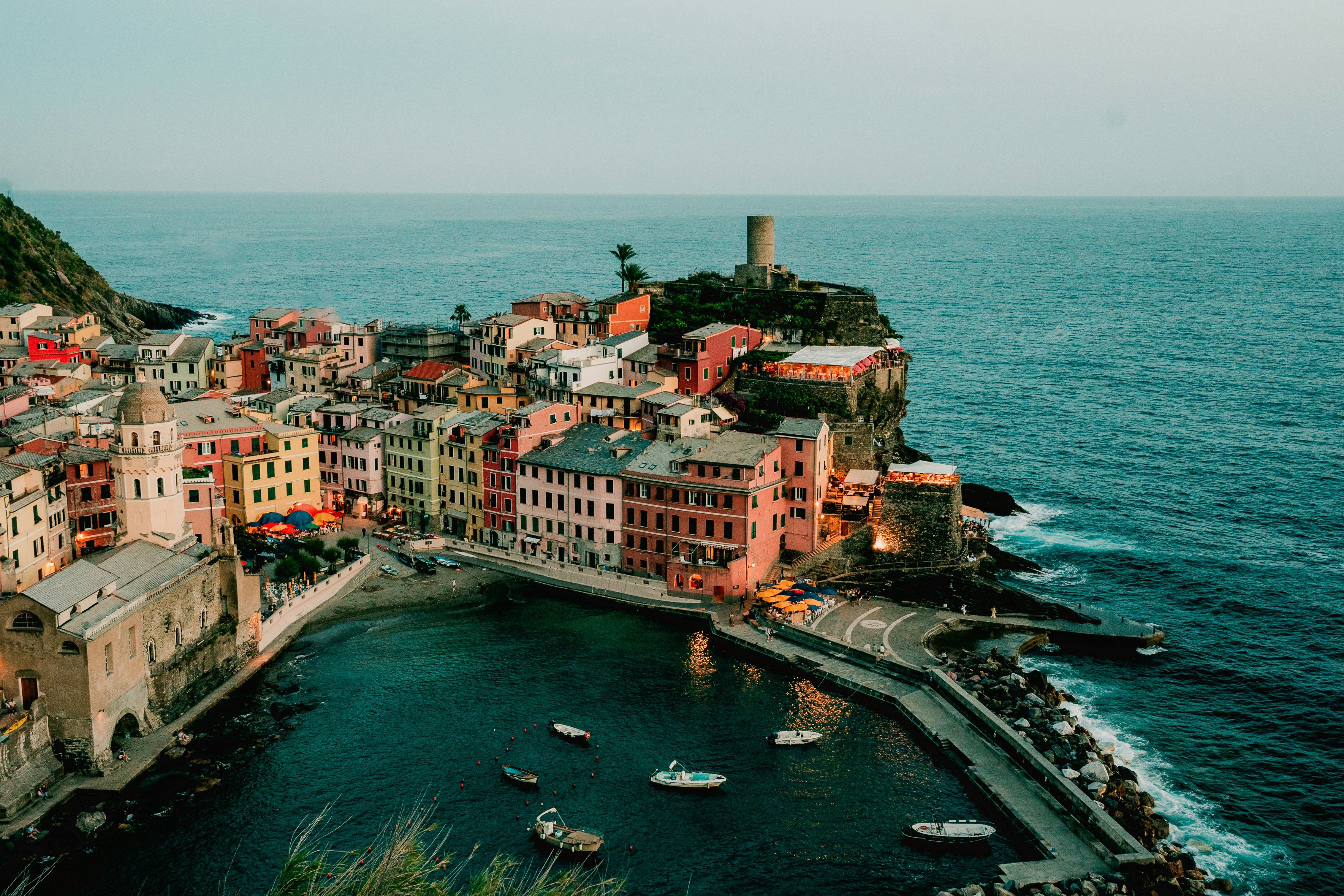 Cinque Terre at dusk