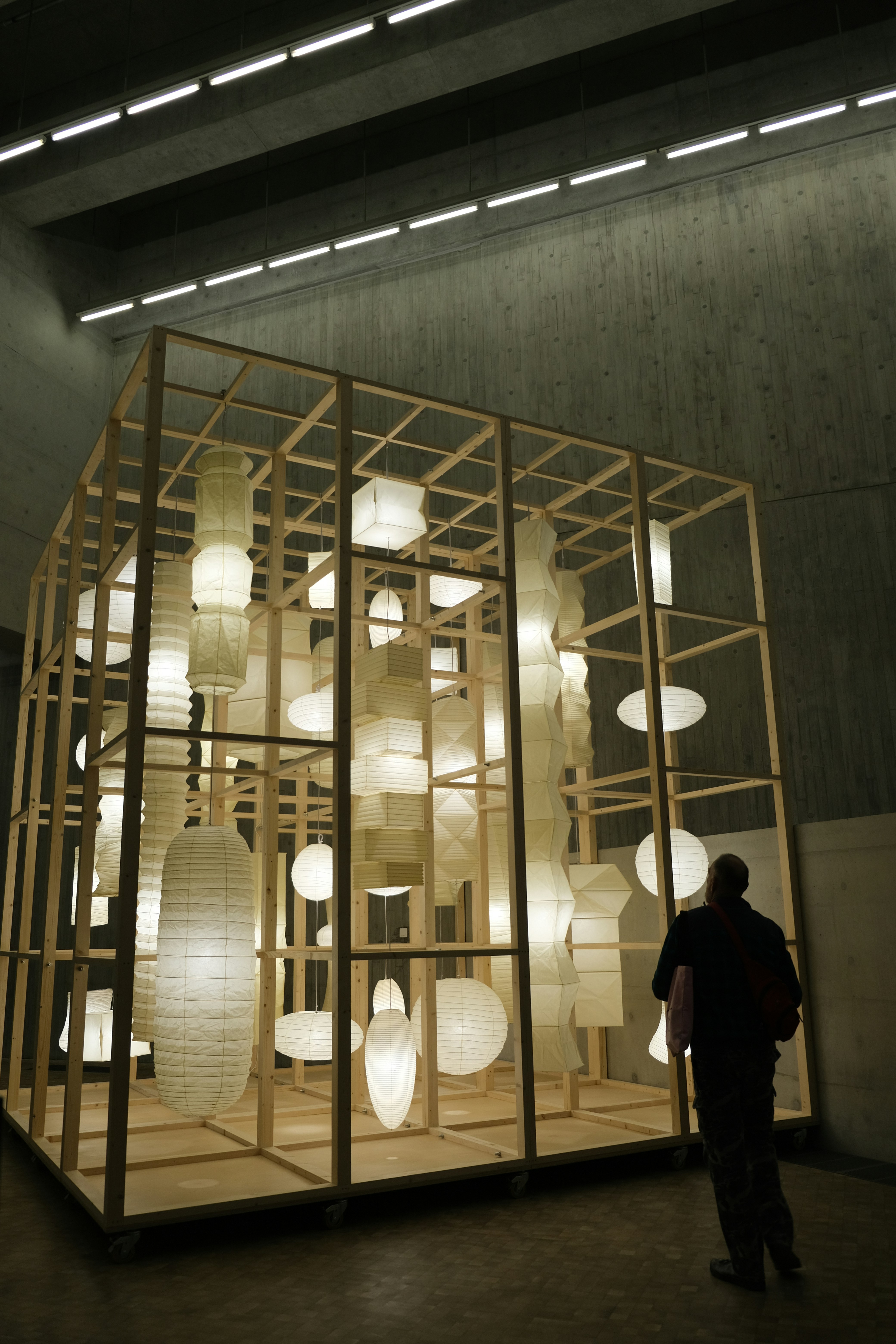 Art installation of lit paper lanterns. photo – Free Latern Image on ...