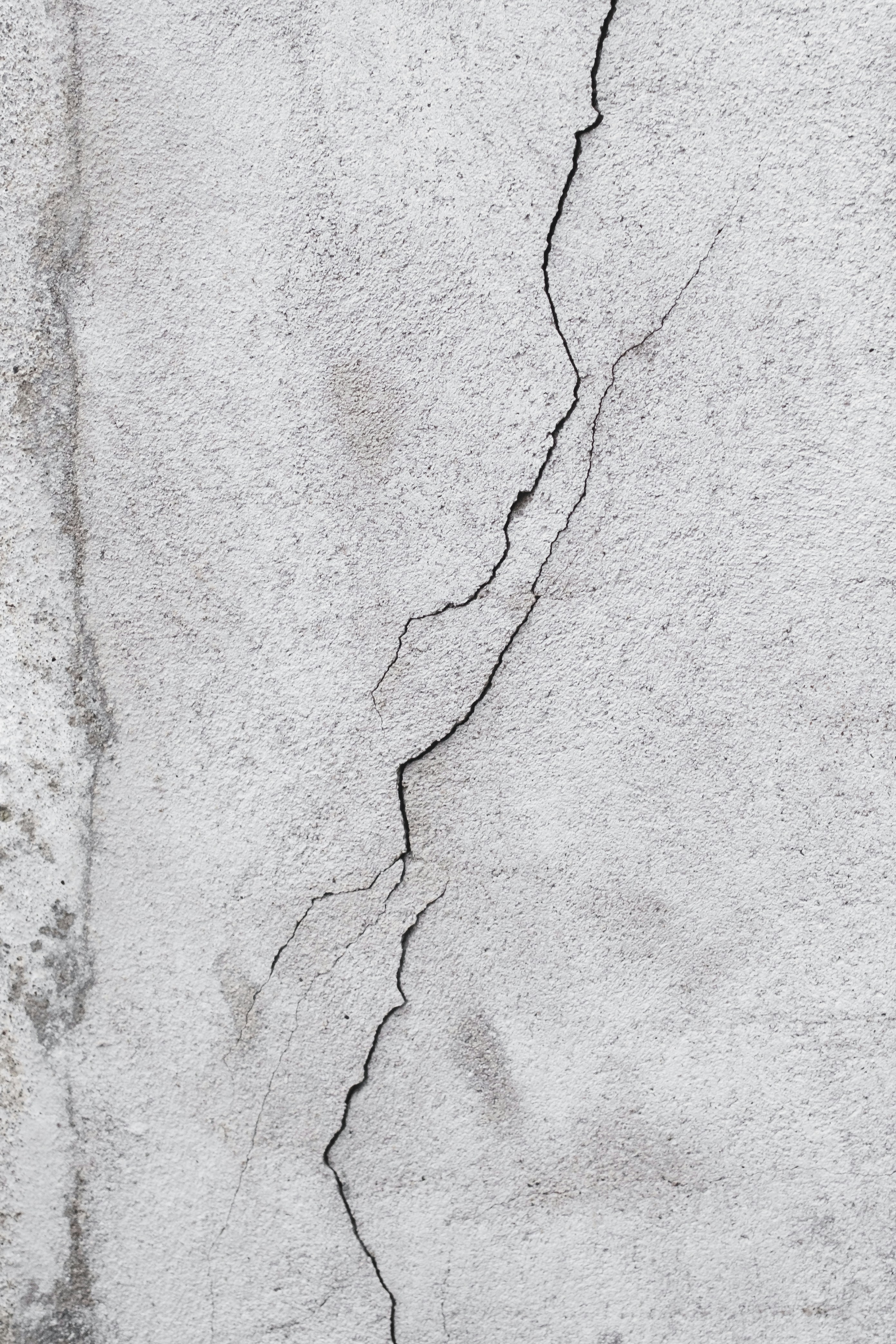 Crack Vein: A Vertical Study in Weathered Concrete Texture
