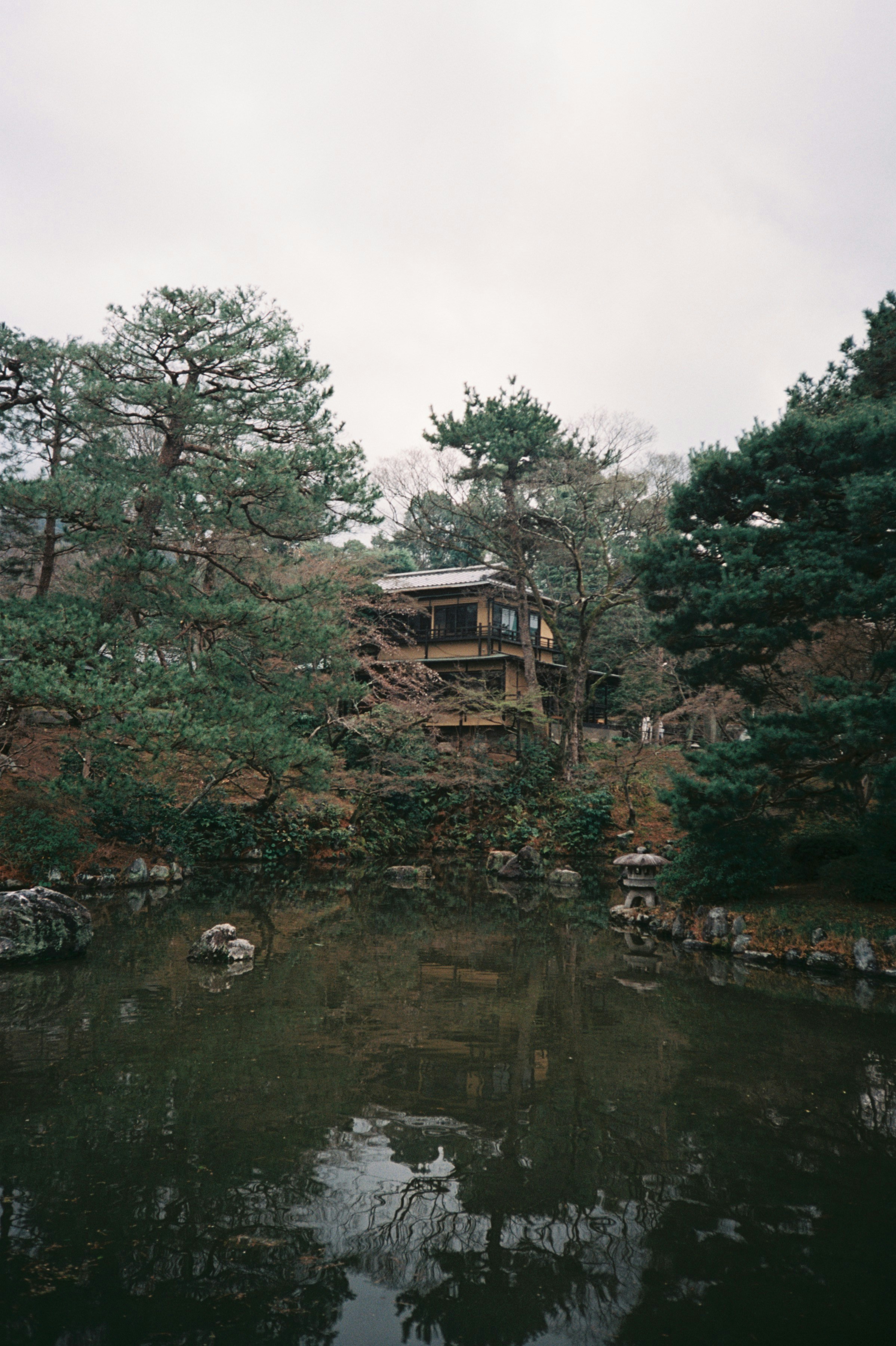 Quiet Pavilion Above the Pond