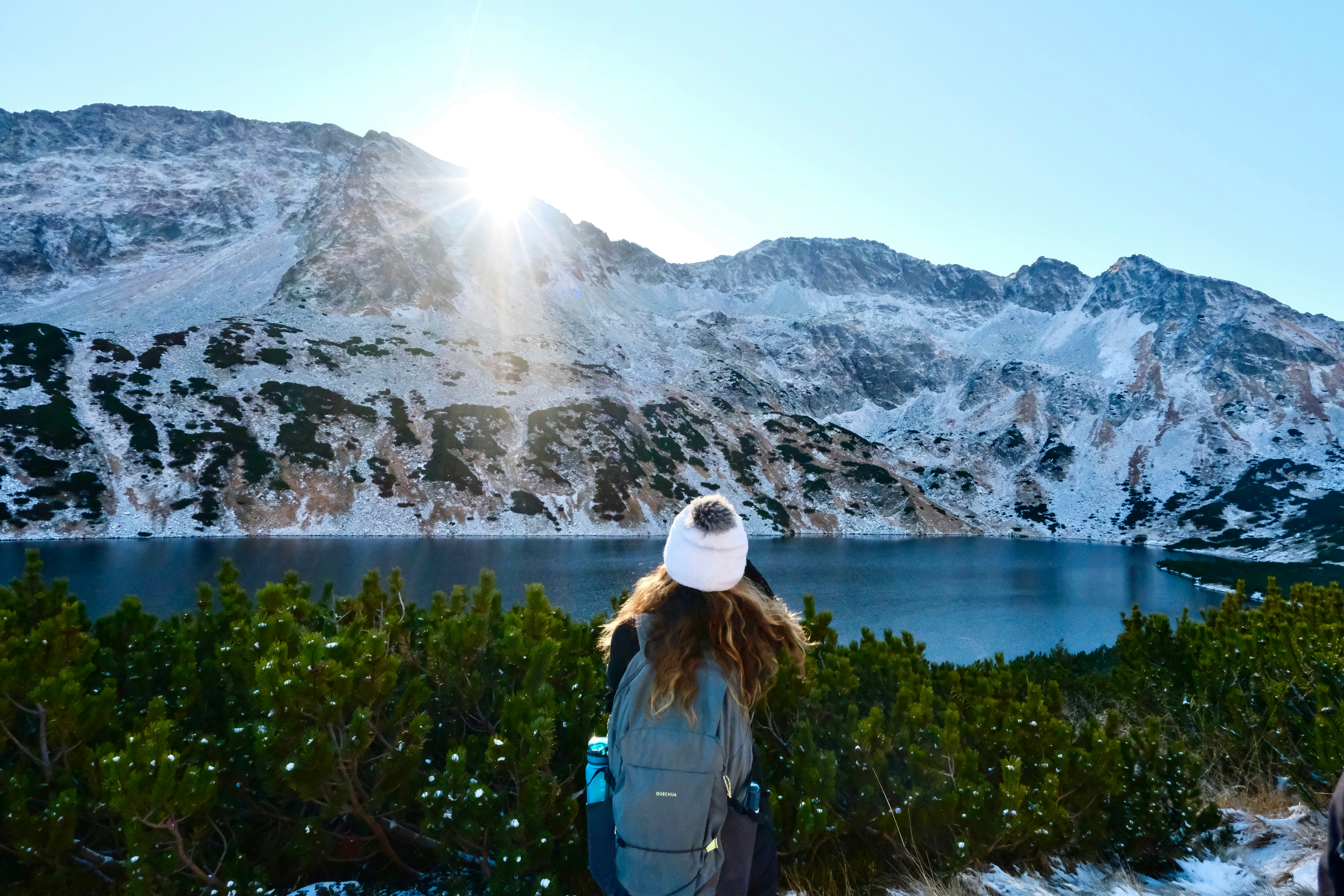 Sunlit Serenity in the Mountains