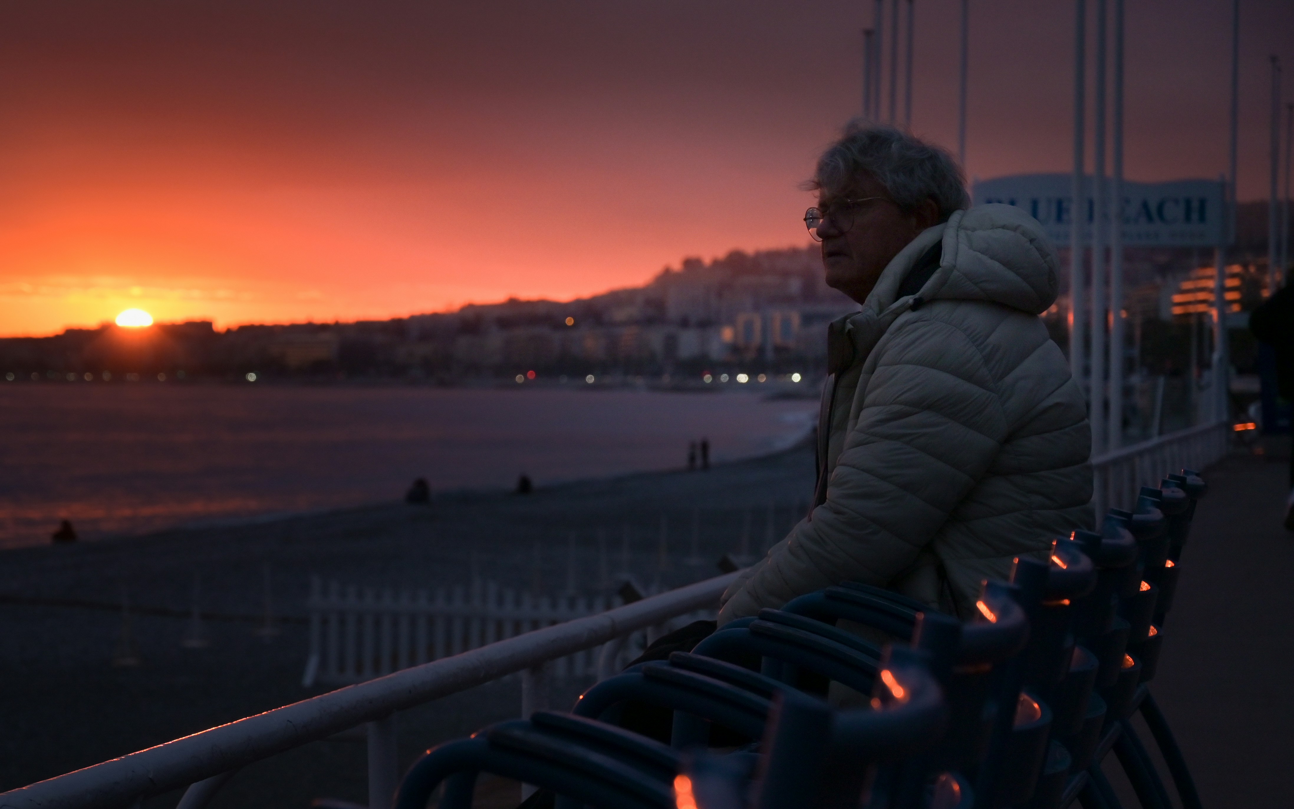 Solitude by the Sunset Shore
