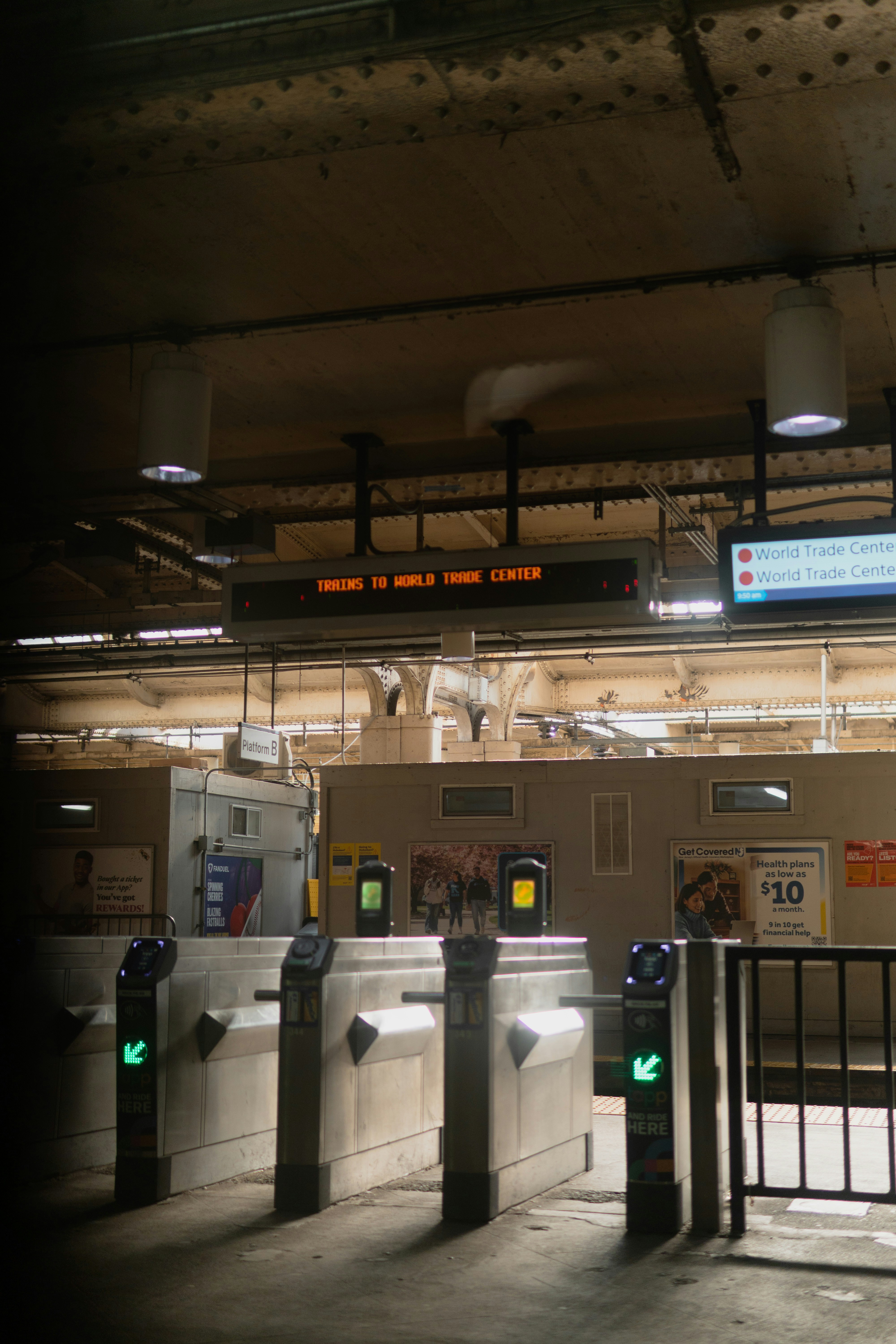 Entrance to the world trade center subway station. photo – Free New ...