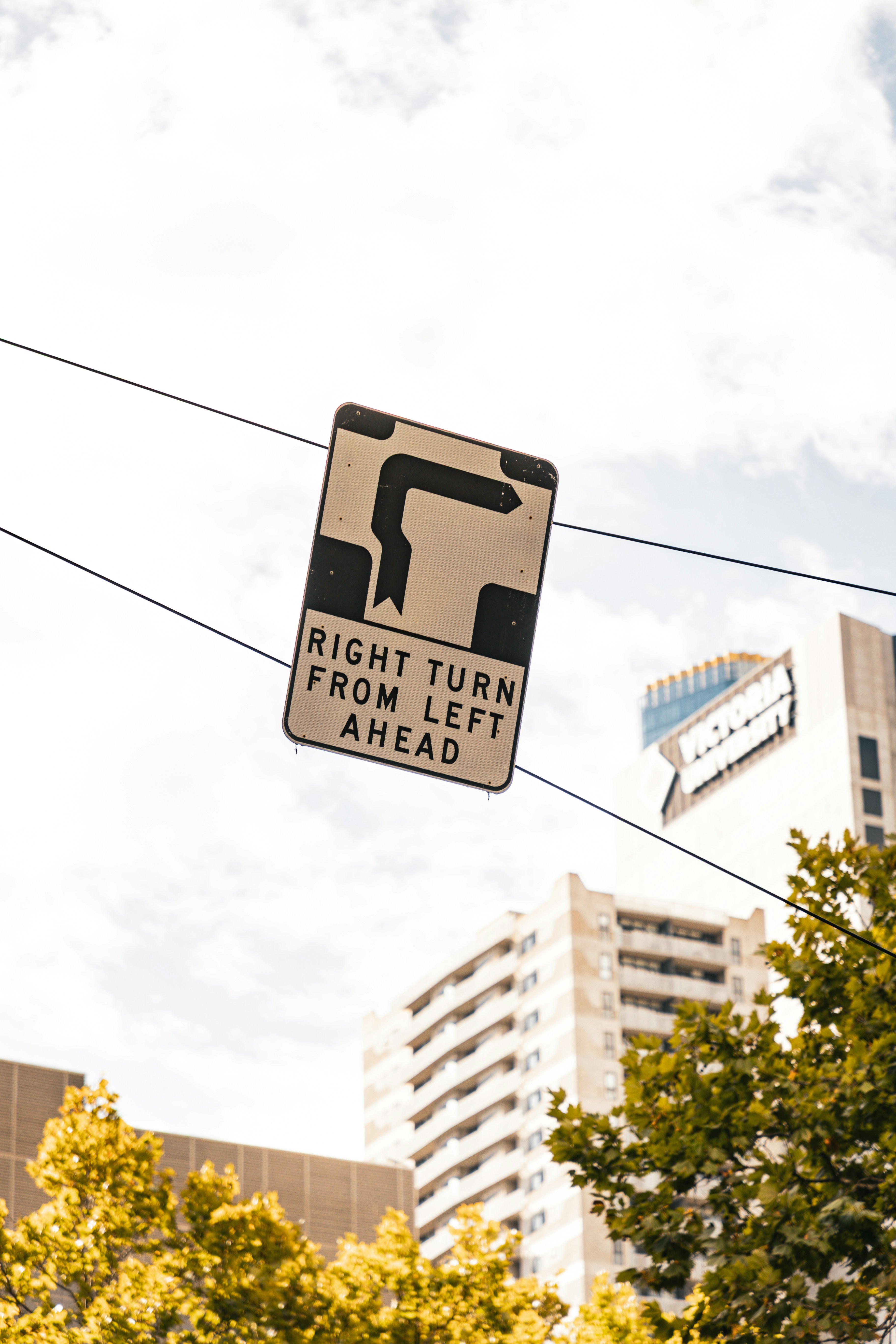 Urban Turnout: The Signpost of a Quiet Intersection