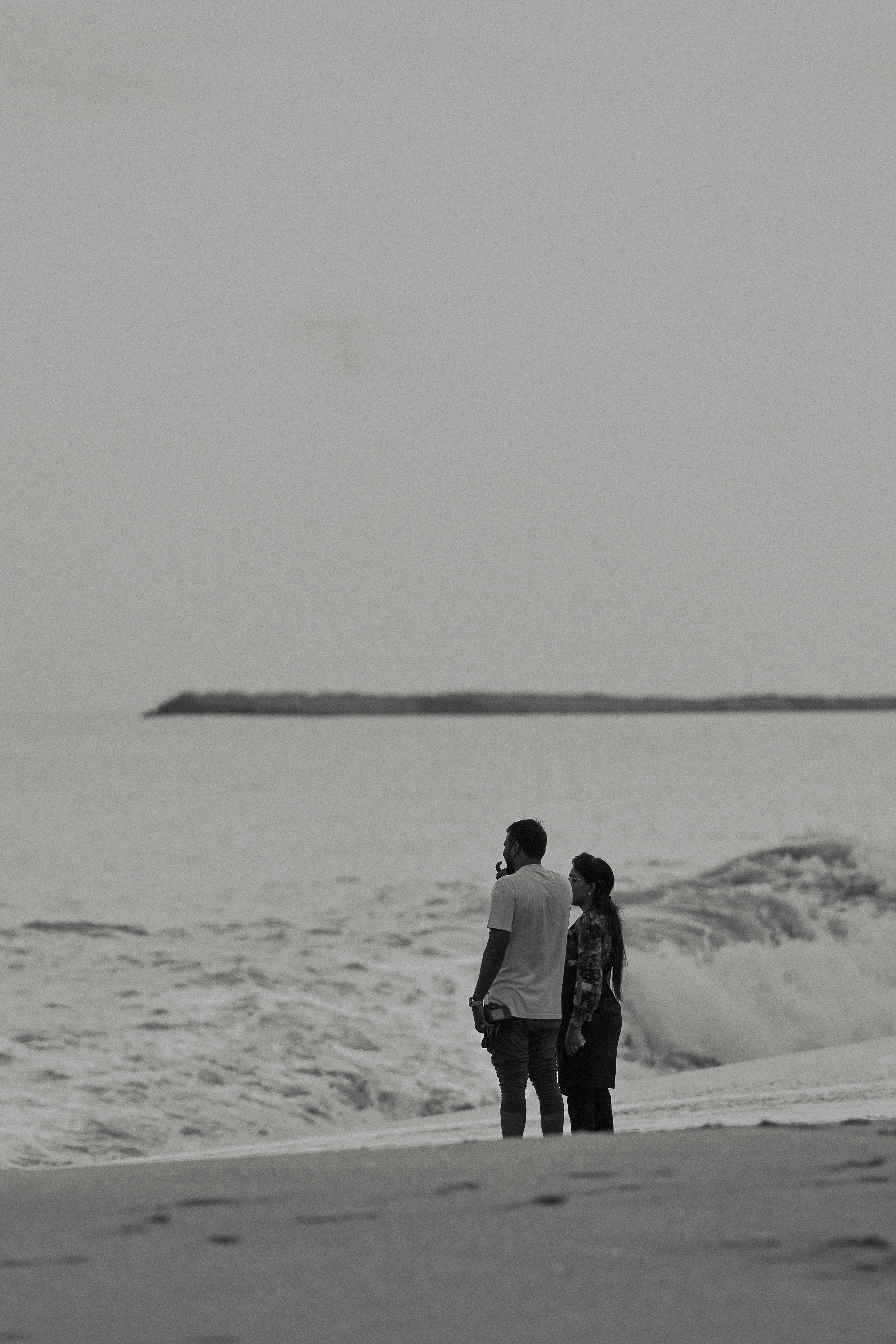 Serene Shoreline Contemplation