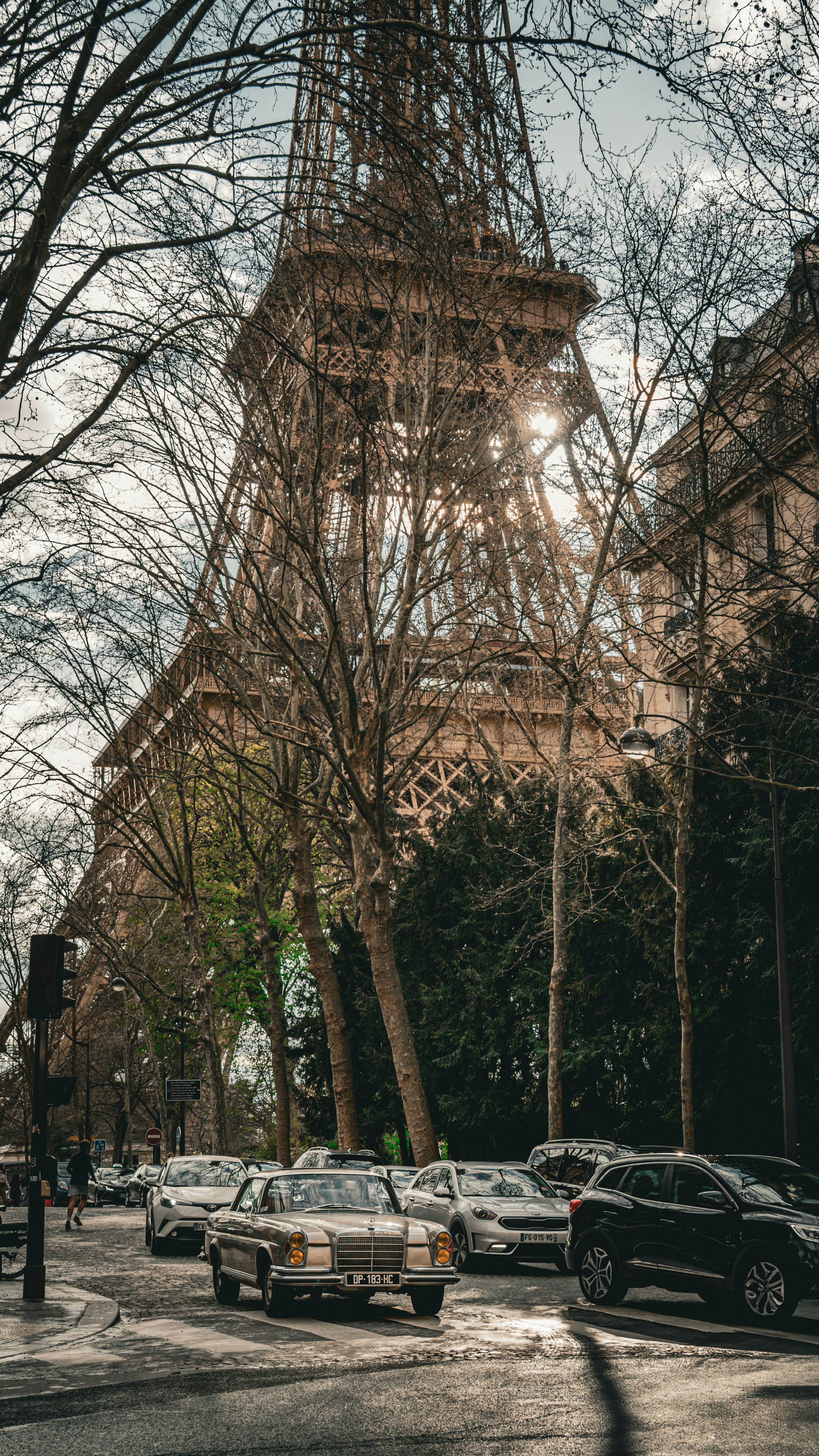 Parisian Street Serenade under the Eiffel Tower