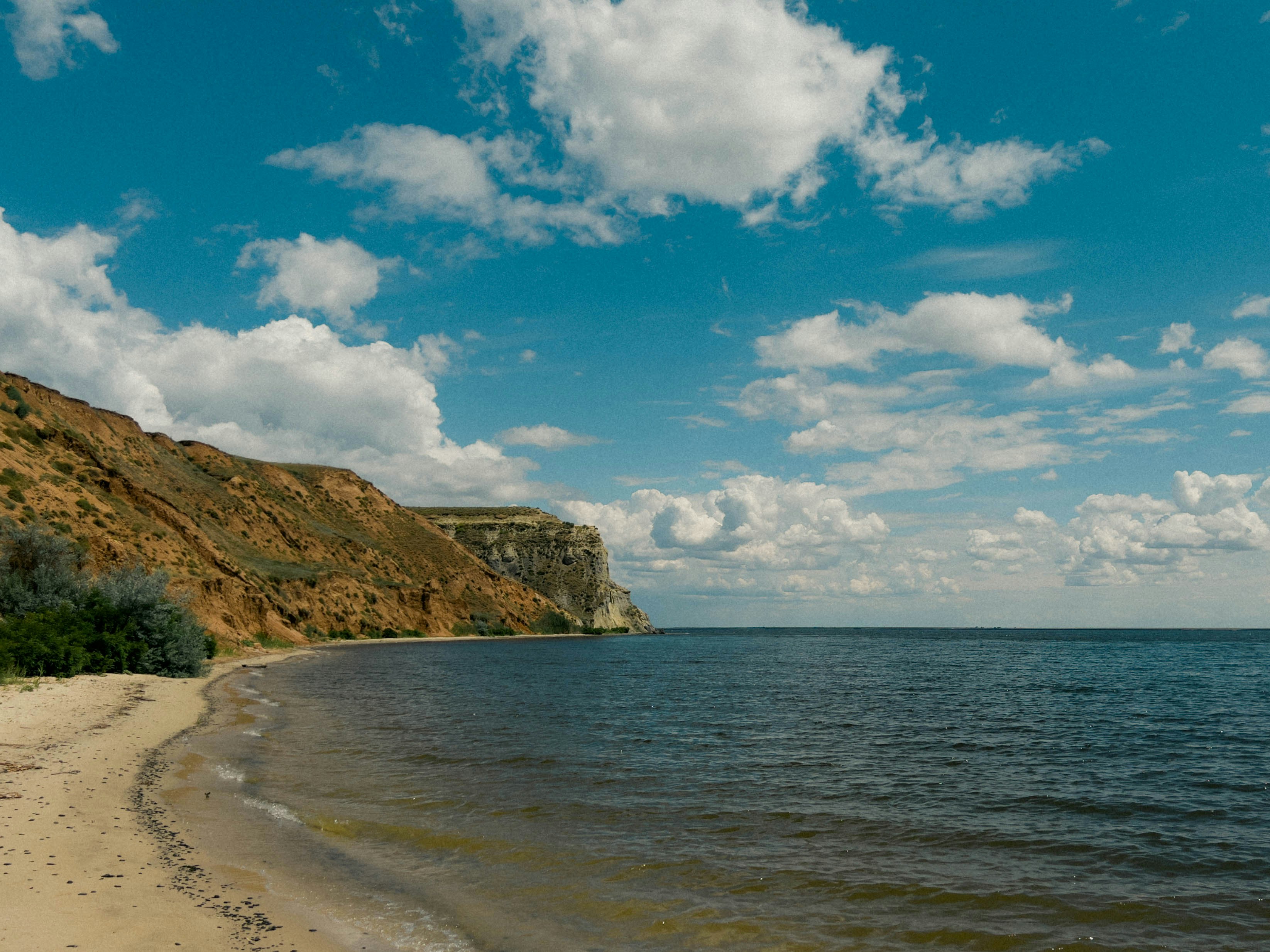 Serene Shorelines Under a Vast Sky