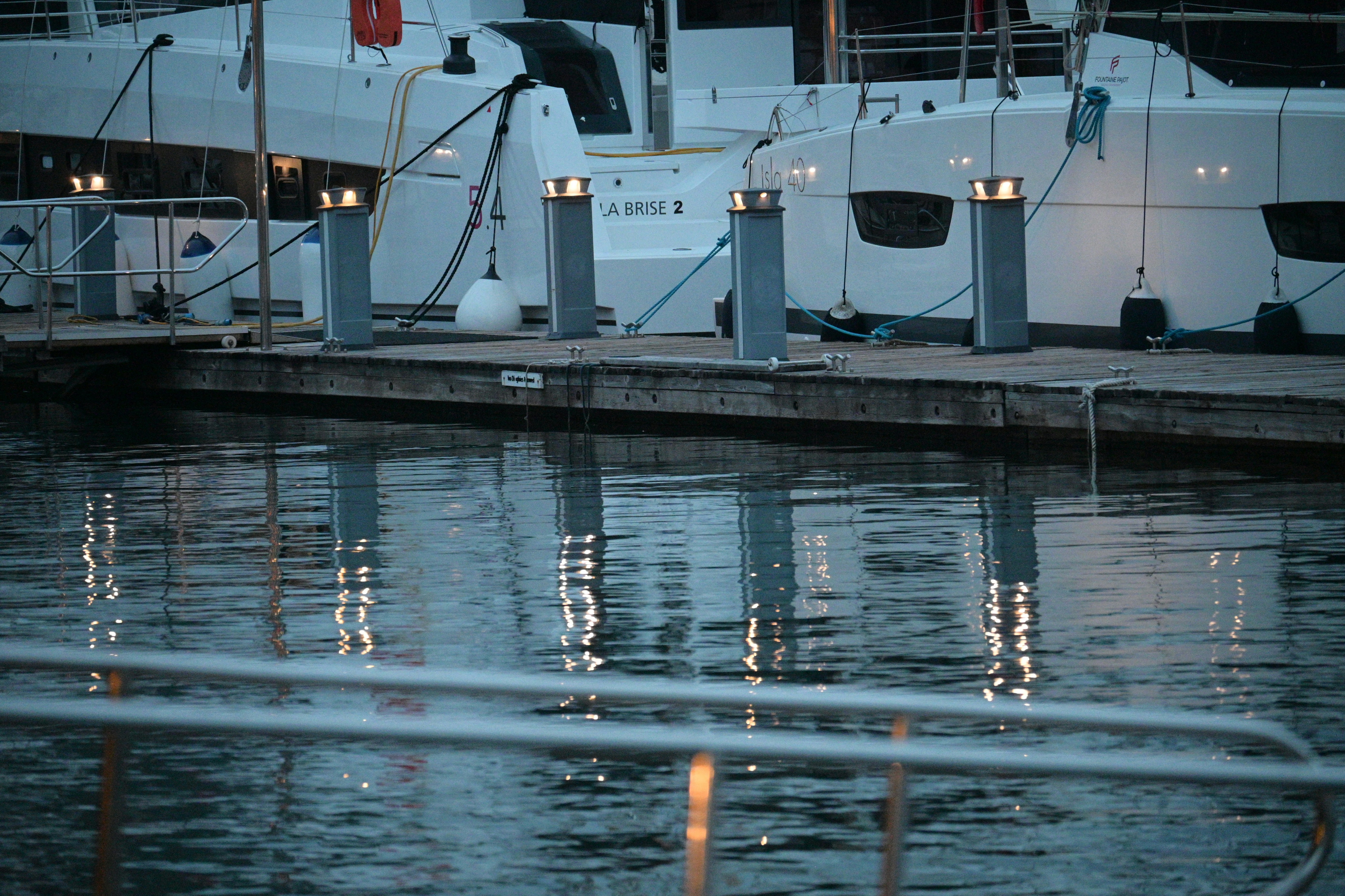 Reflections at Dusk: Marina Stillness