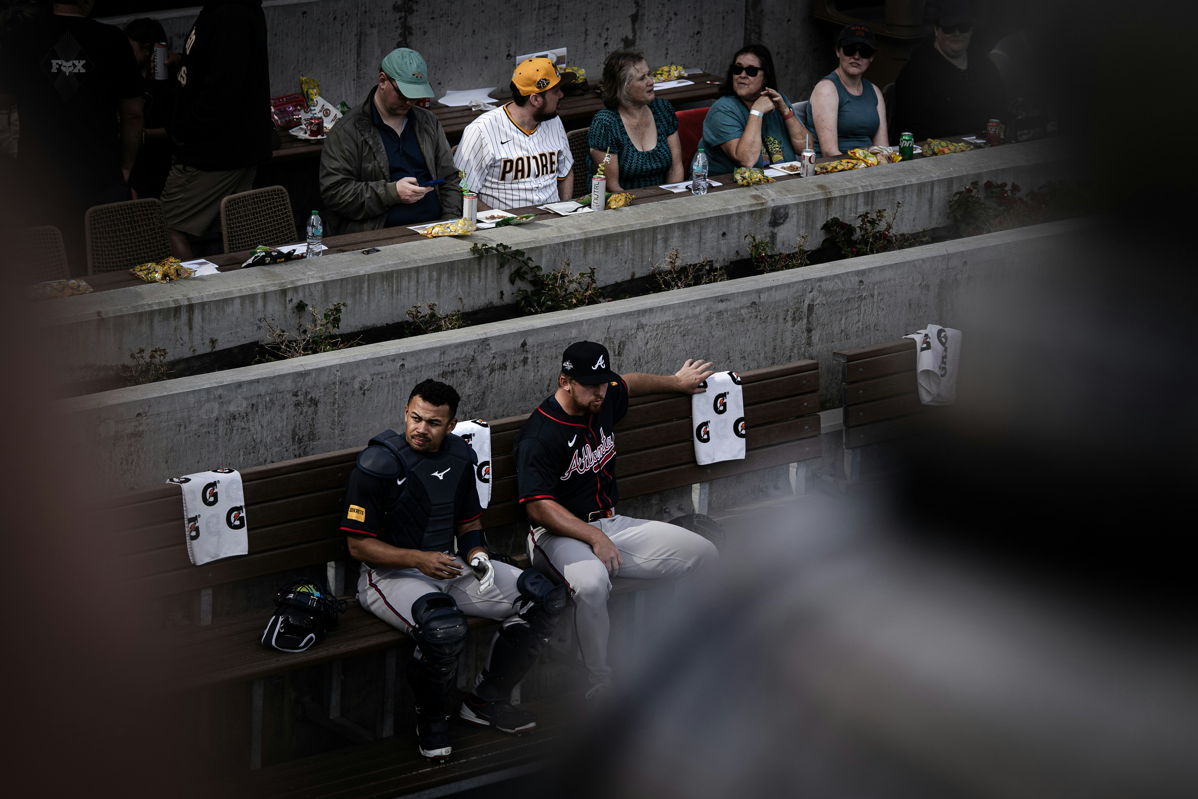 Baseball players and spectators watch the game. photo – Free Team Image ...