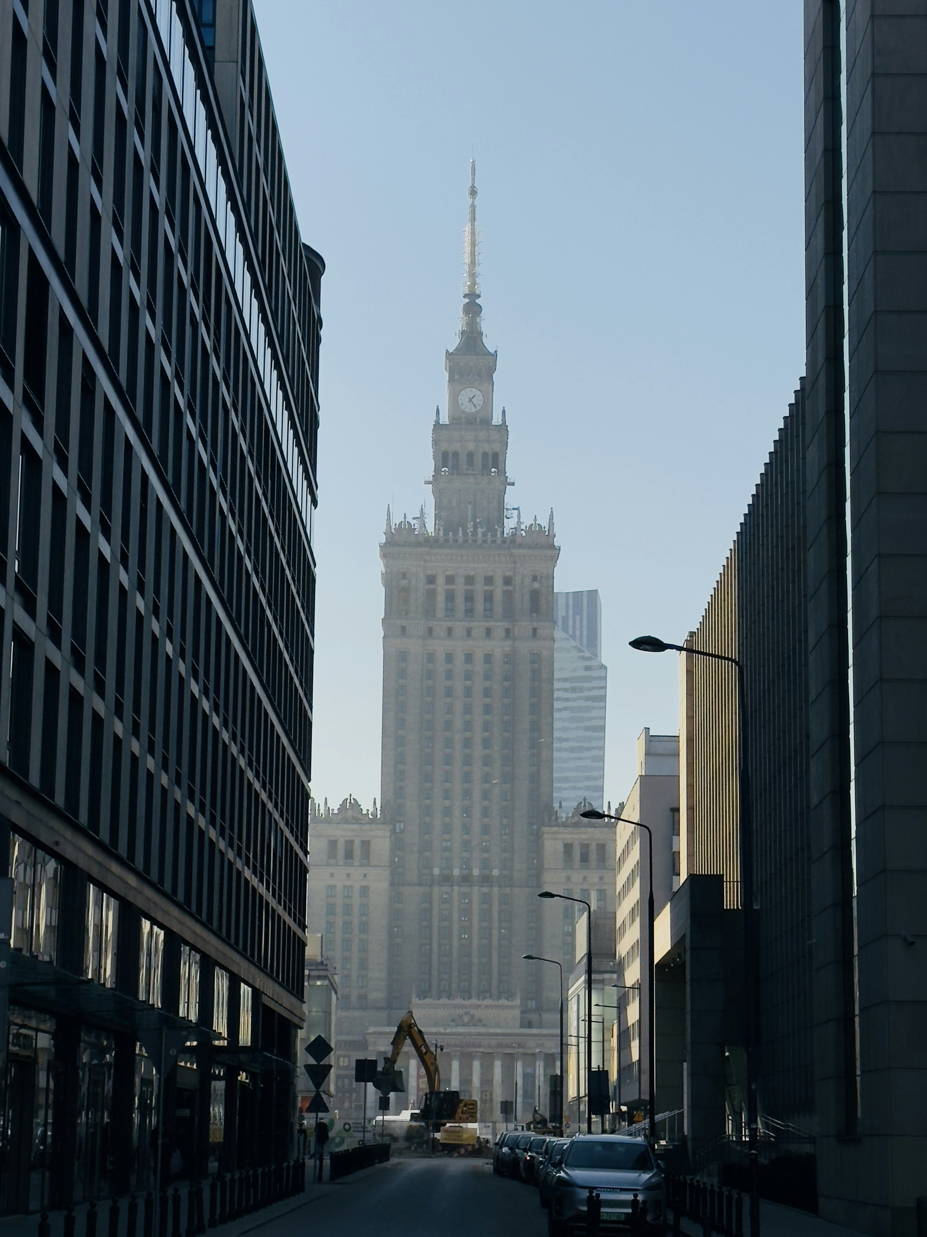 The palace of culture and science towers in warsaw. photo – Free Car ...