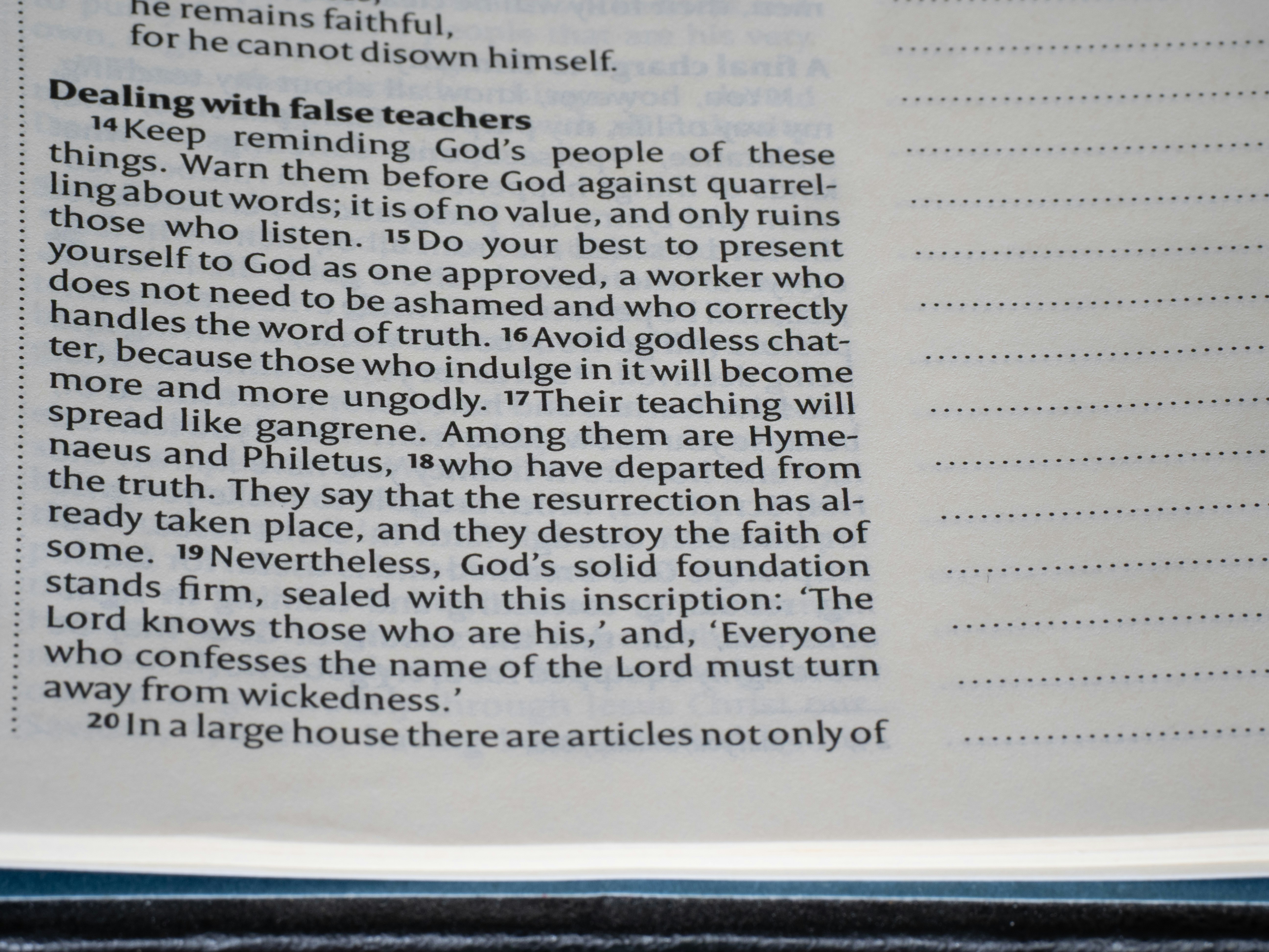 Gospel Page Edge: A Close Shot of Textured Biblical Script