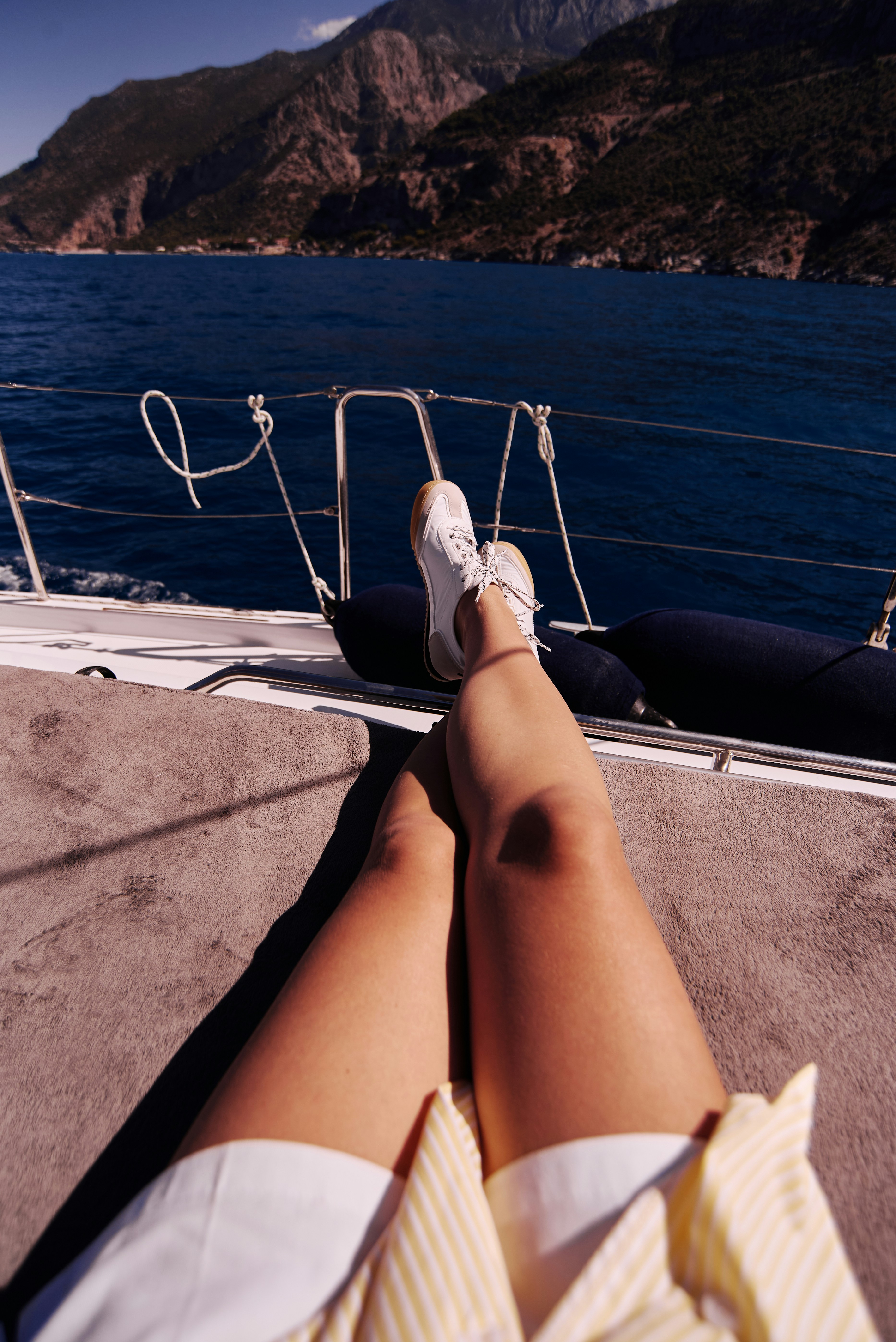 Relaxing on a boat while enjoying the beautiful view. photo – Free ...