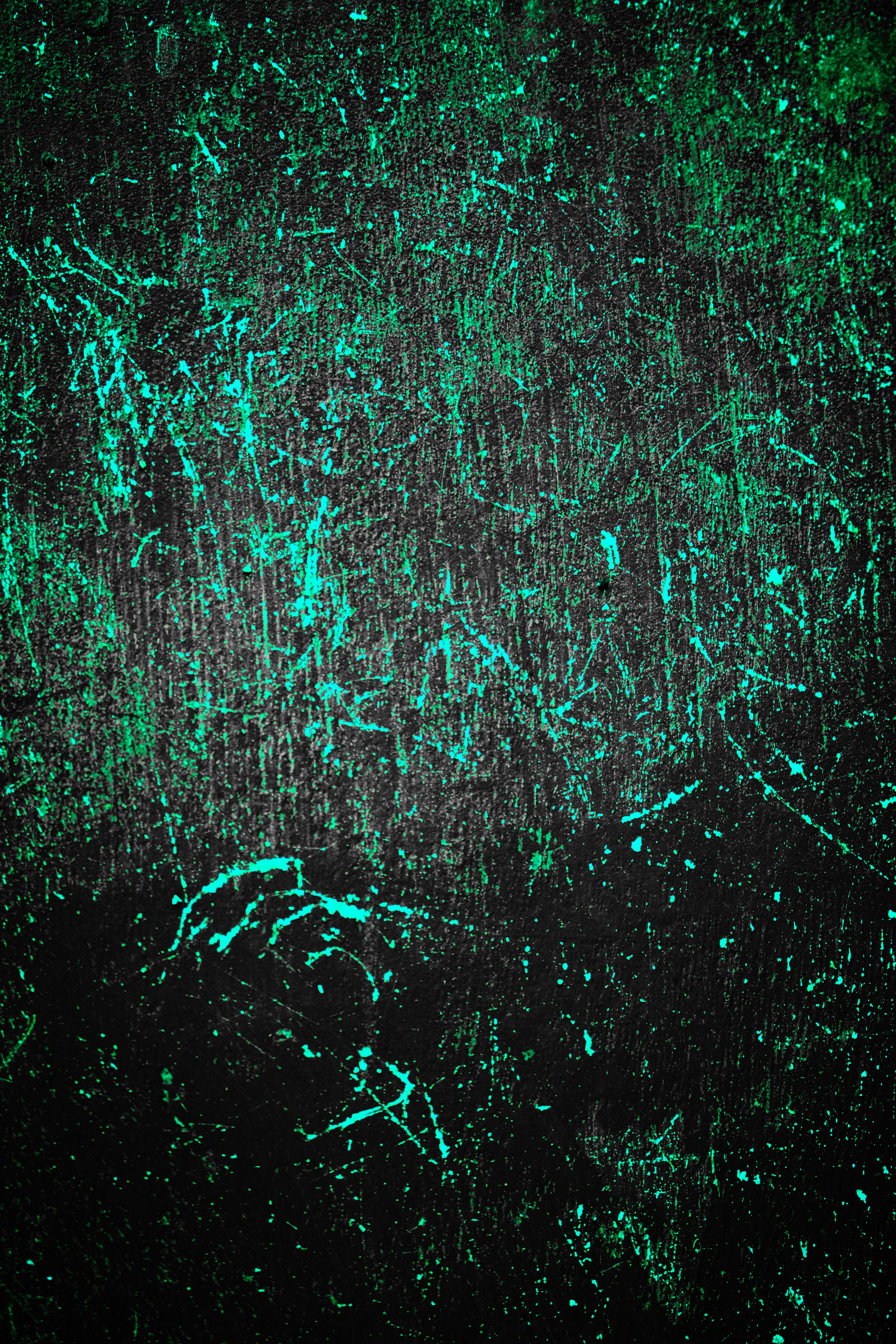 Emerald Veins on Midnight Canvas