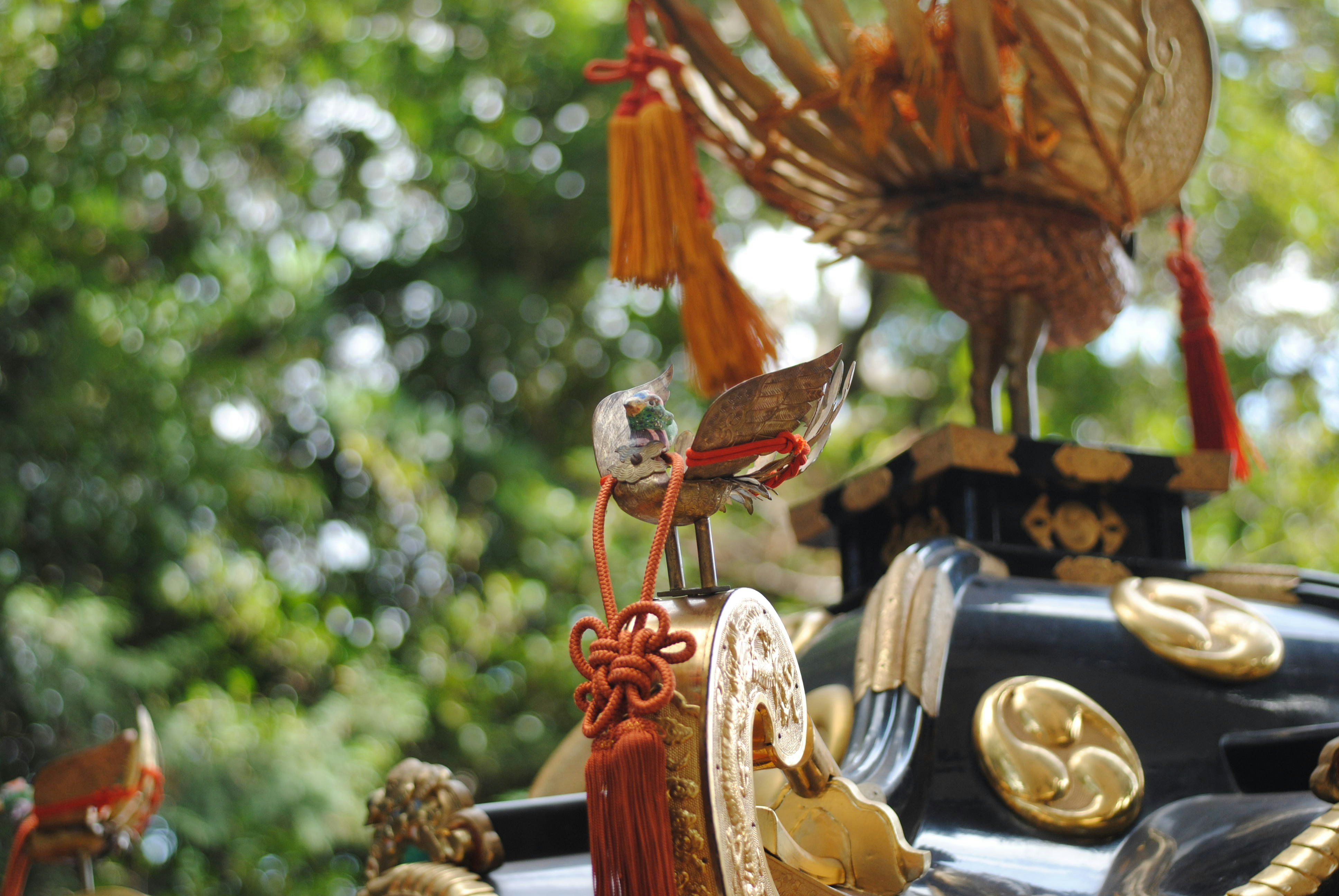 Tassels and Gold: A Mikoshi Adorned with Ceremony