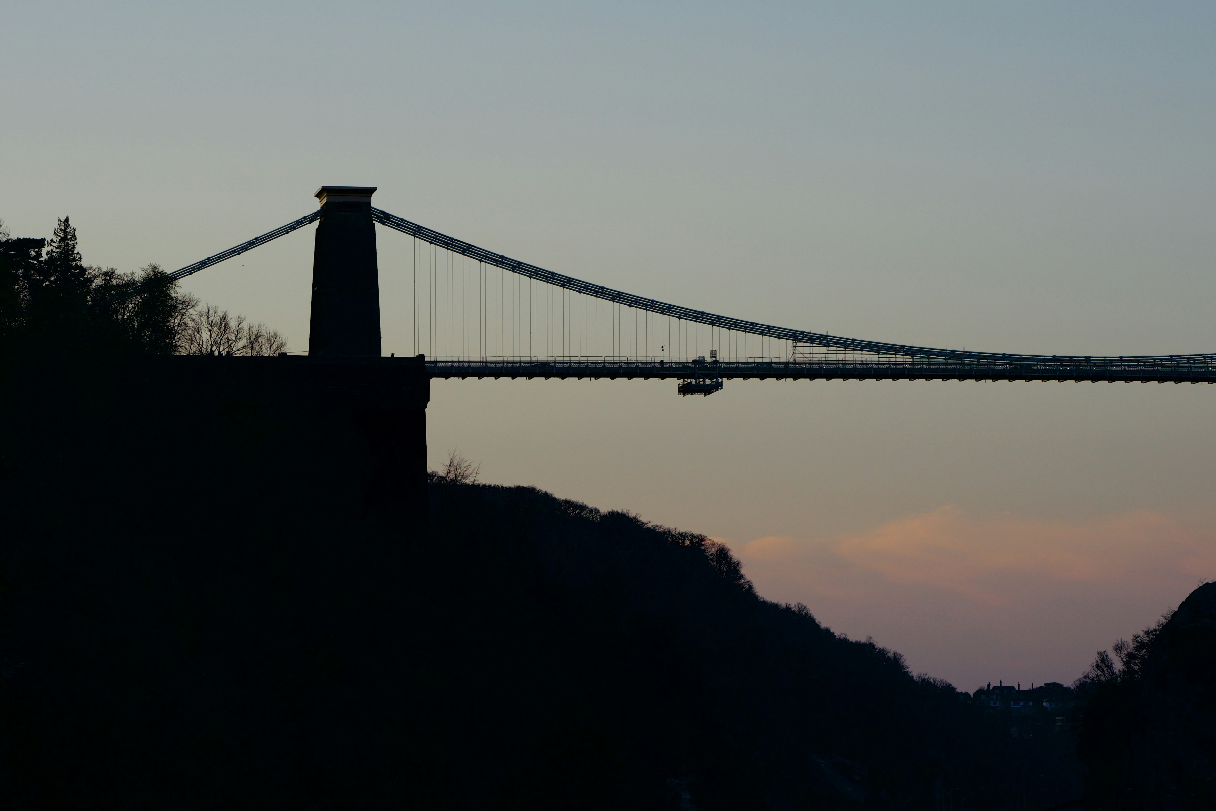 Suspended Serenity: The Bridge at Dusk