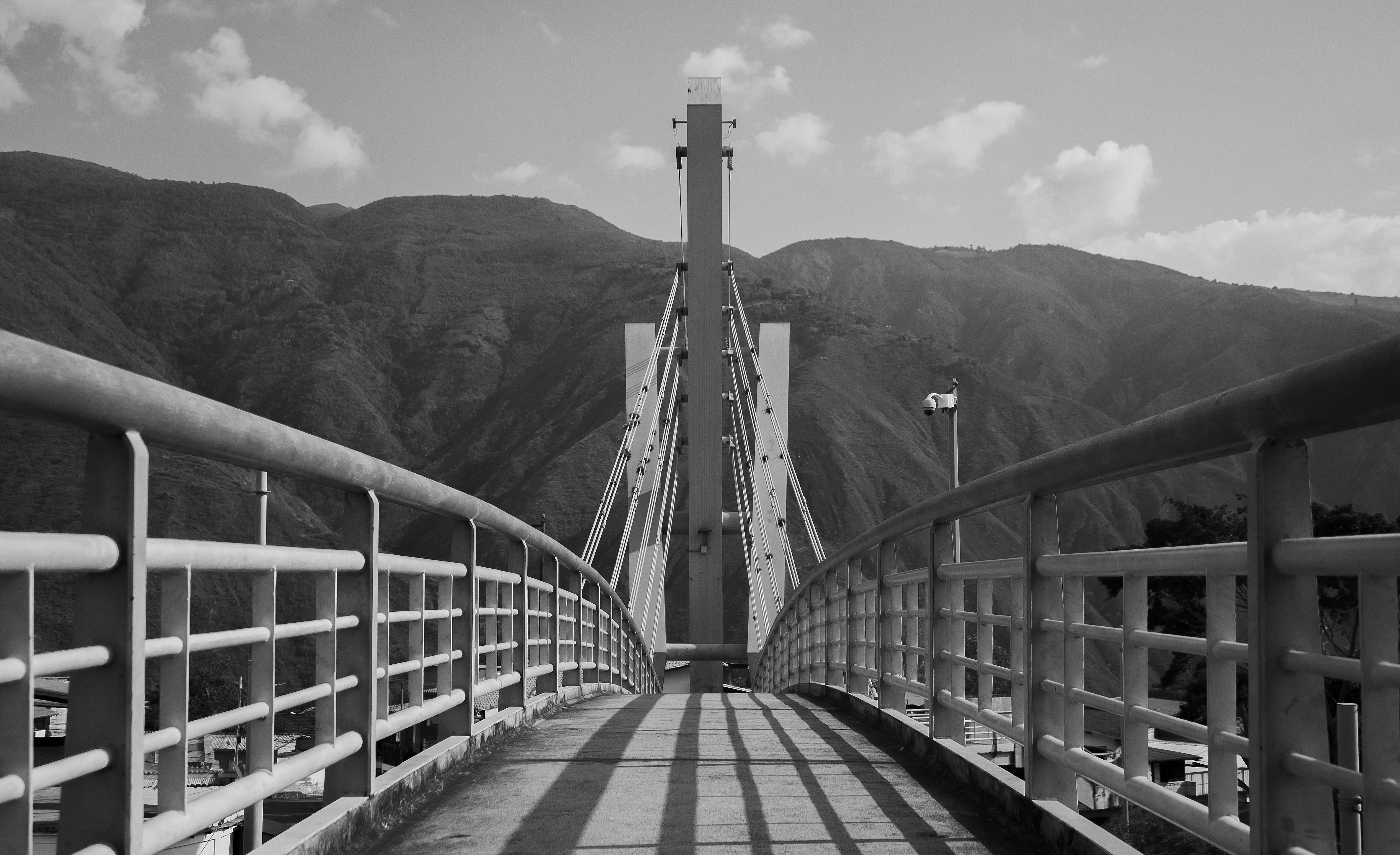 Bridge to the Valley: A Symmetrical Walkway Toward the Ridge