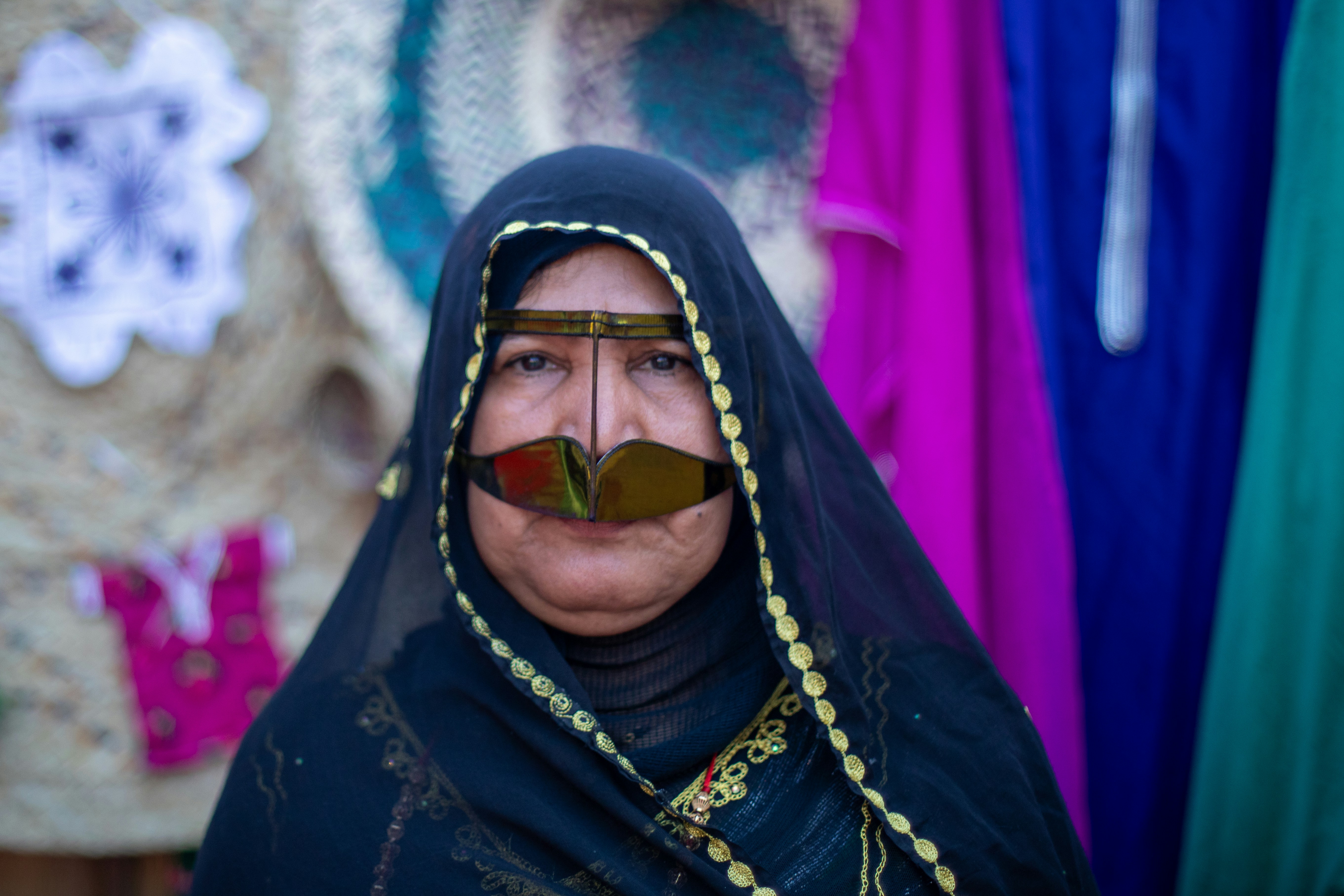 A woman wearing traditional islamic veil. photo – Free Woman Image on ...