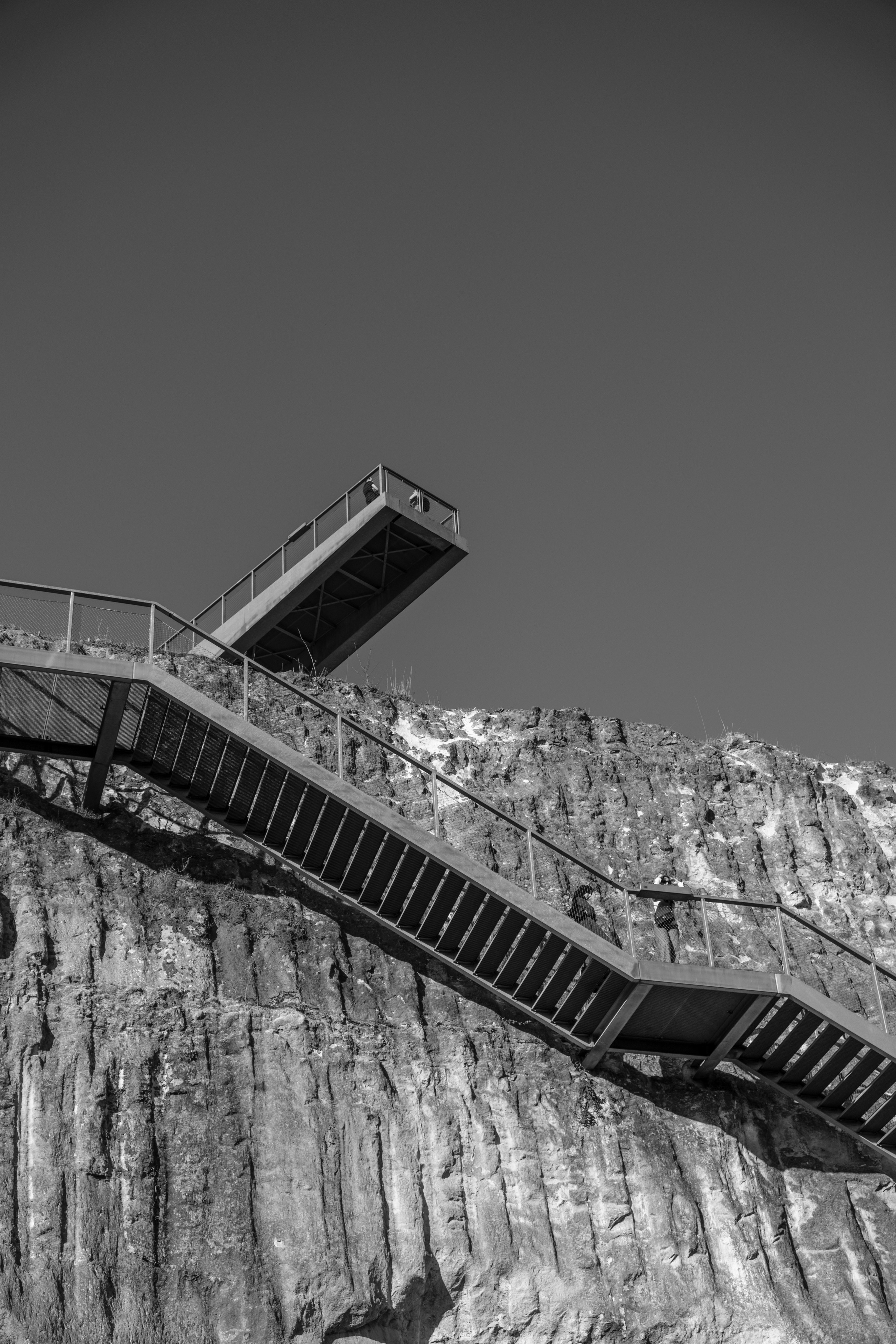 Geometric Ascent on Rocky Heights