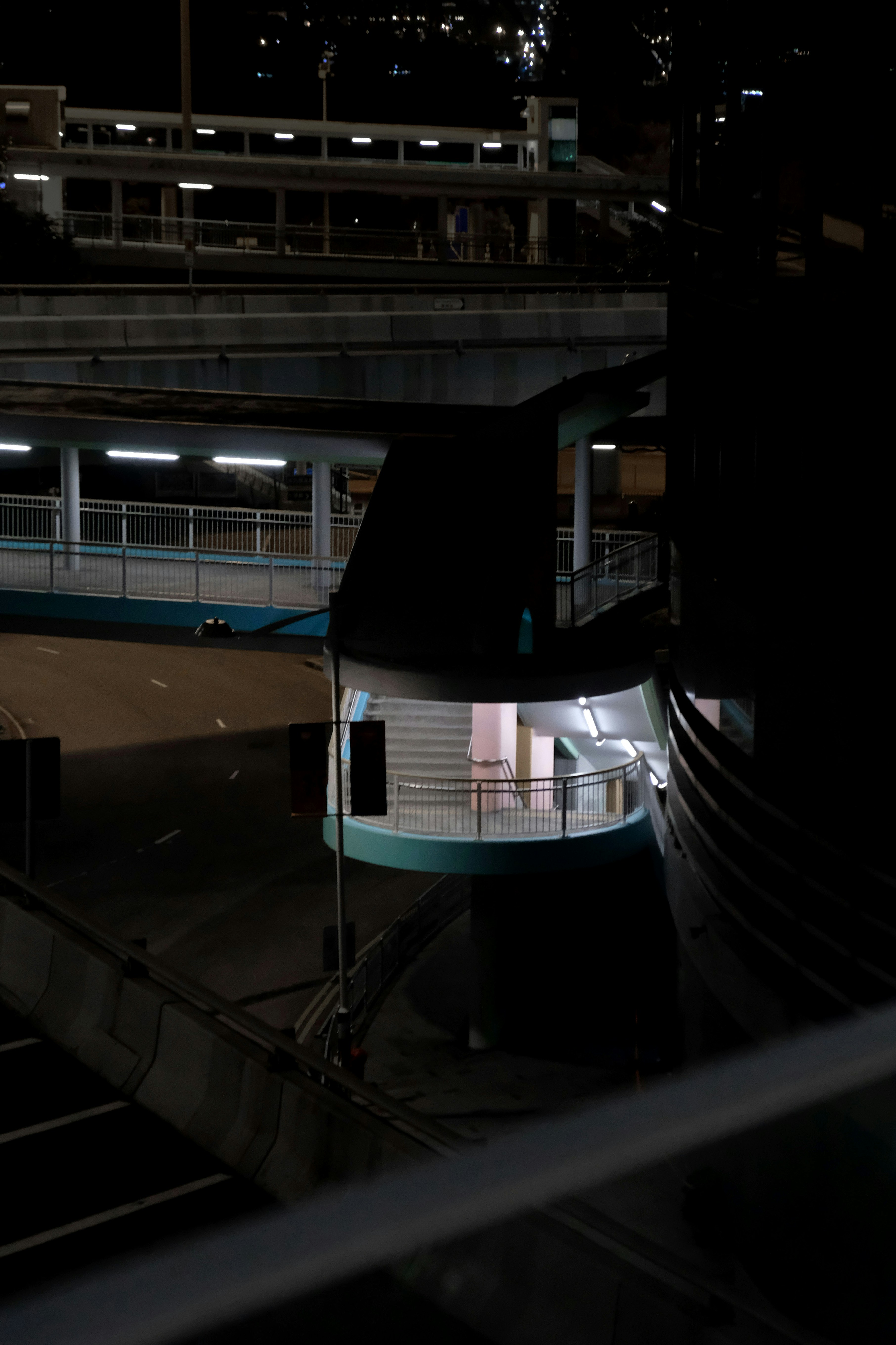Urban Spiral: A Dance of Light and Shadow