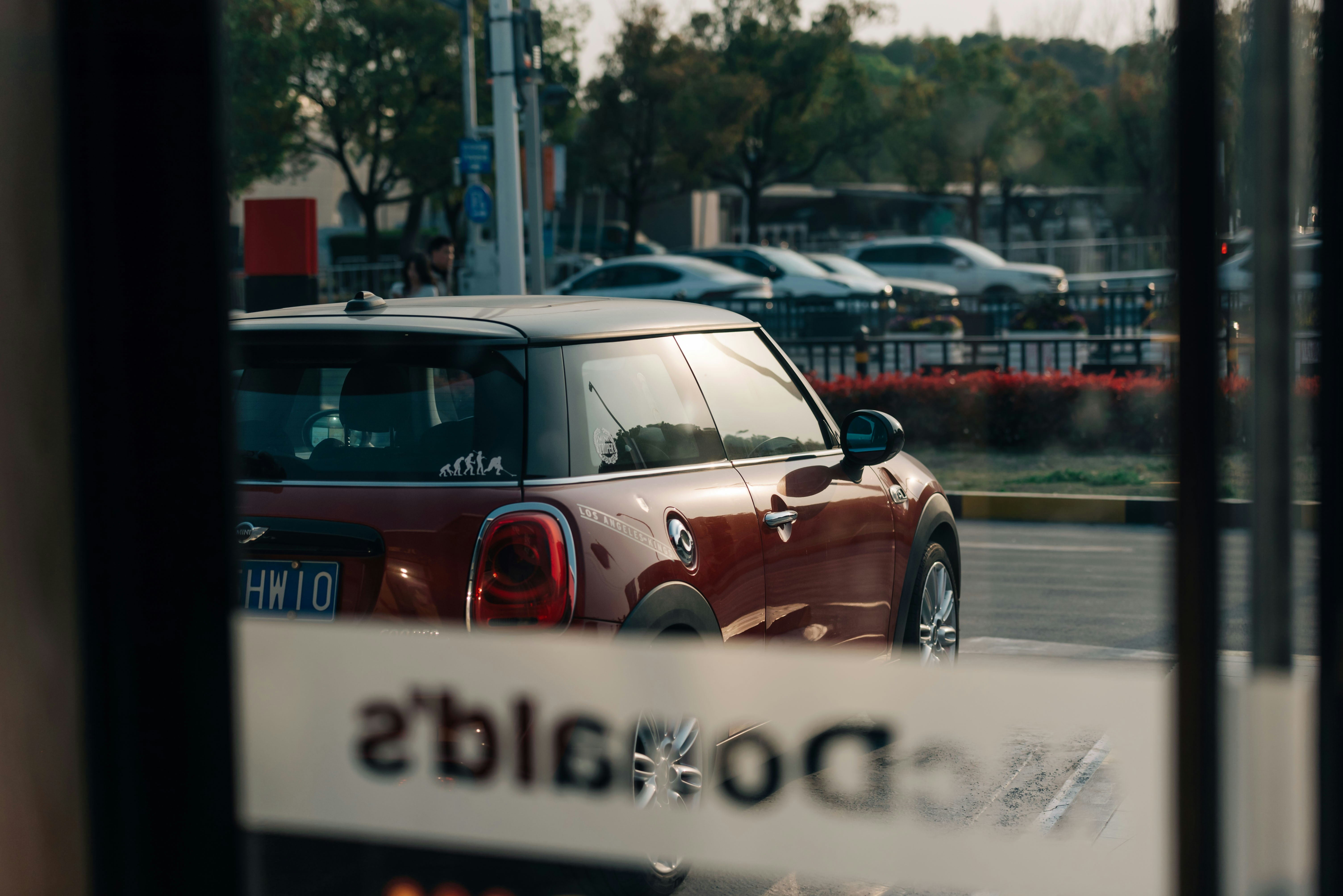 Urban Reflections: A Mini's Journey