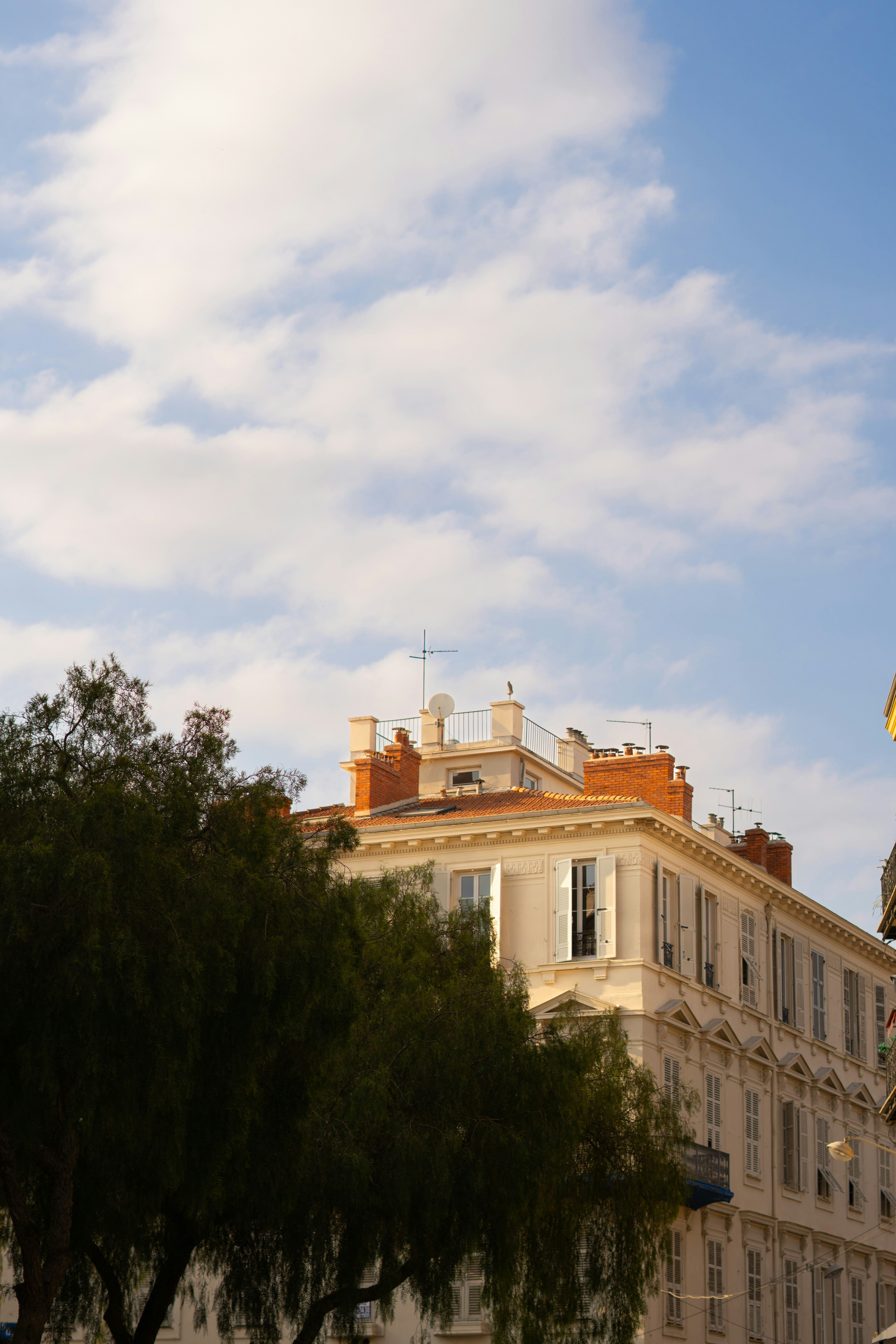 Golden Hour Over Historic Rooftops