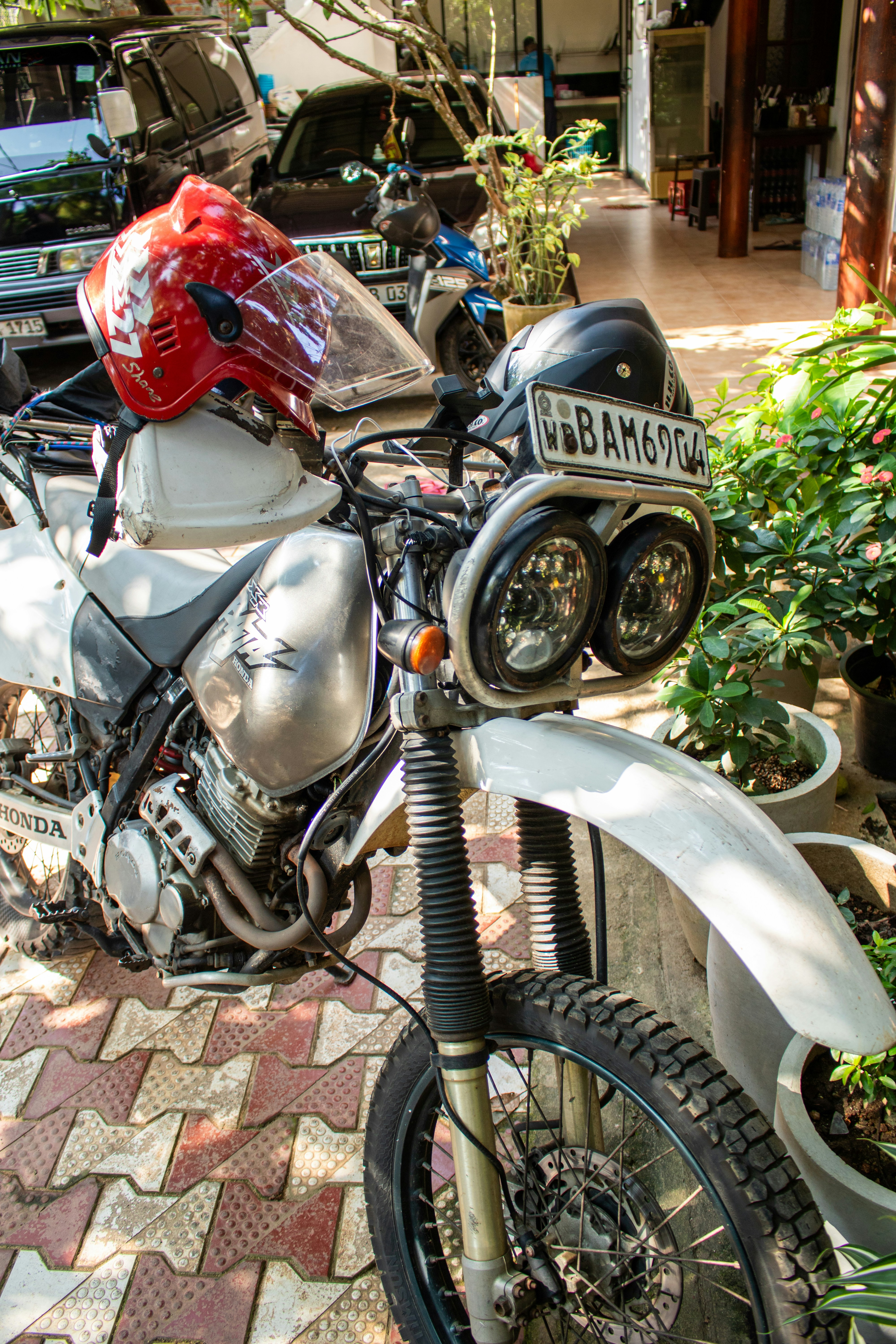 The Honda XR250R is a trail and dual-sport motorcycle made by Honda from 1979 through 2004, as part of the Honda XR series. It has four-stroke, SOHC four-valve 249 cc (15.2 cu in) single-cylinder engines.