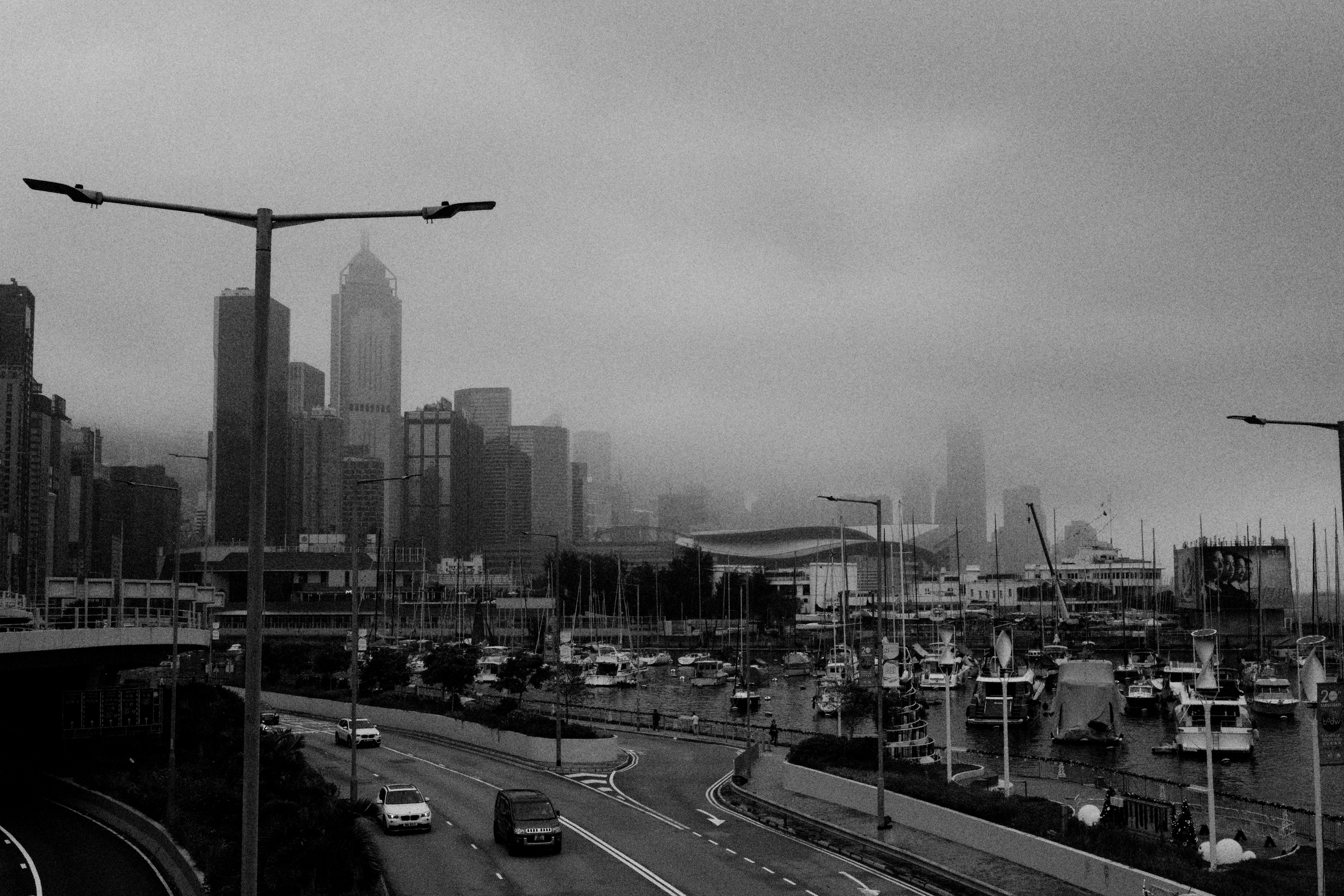 Urban Silhouettes in Mist