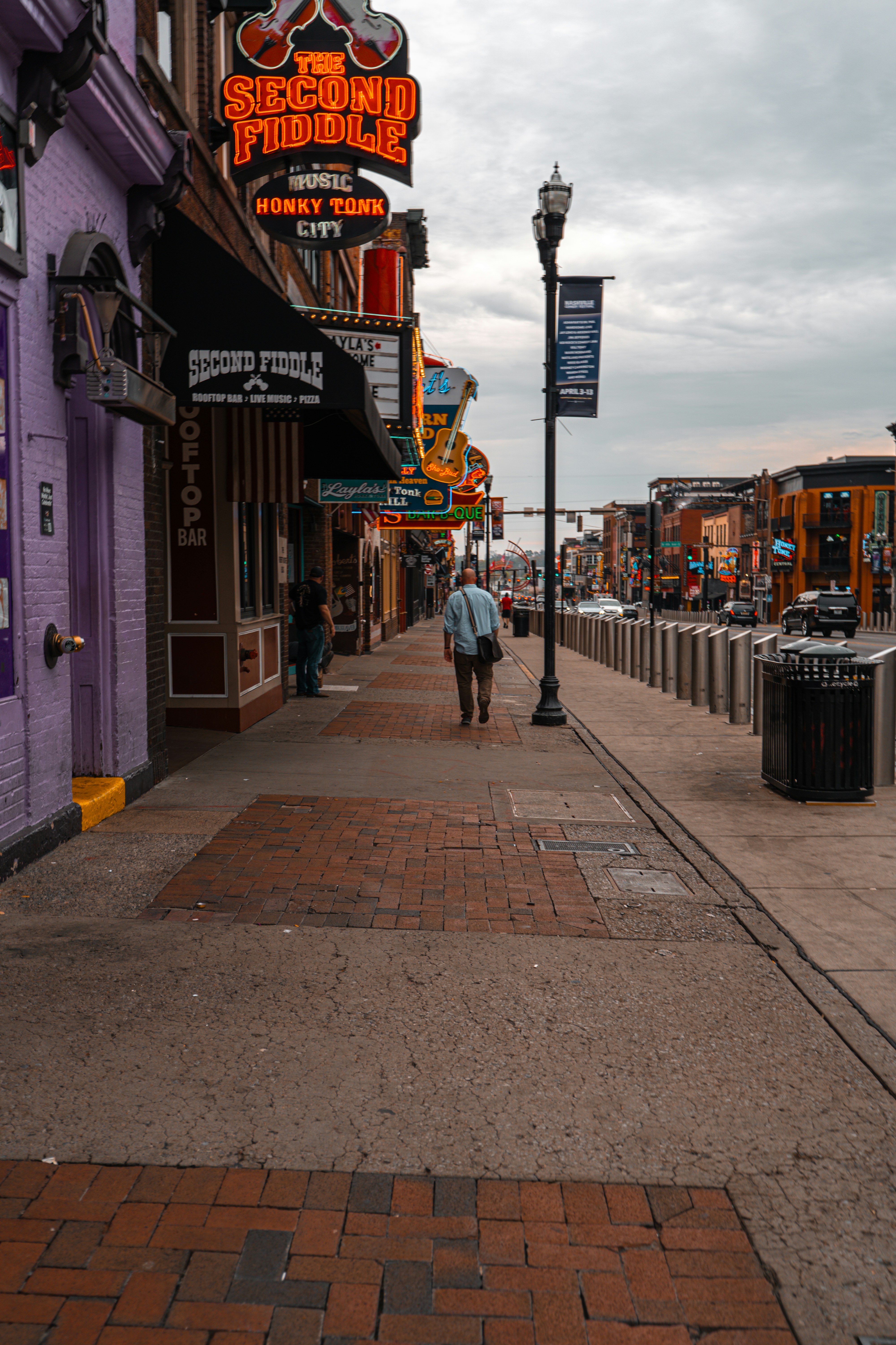 Neon Promenade: A Quiet Walk Along The Second Fiddle Strip