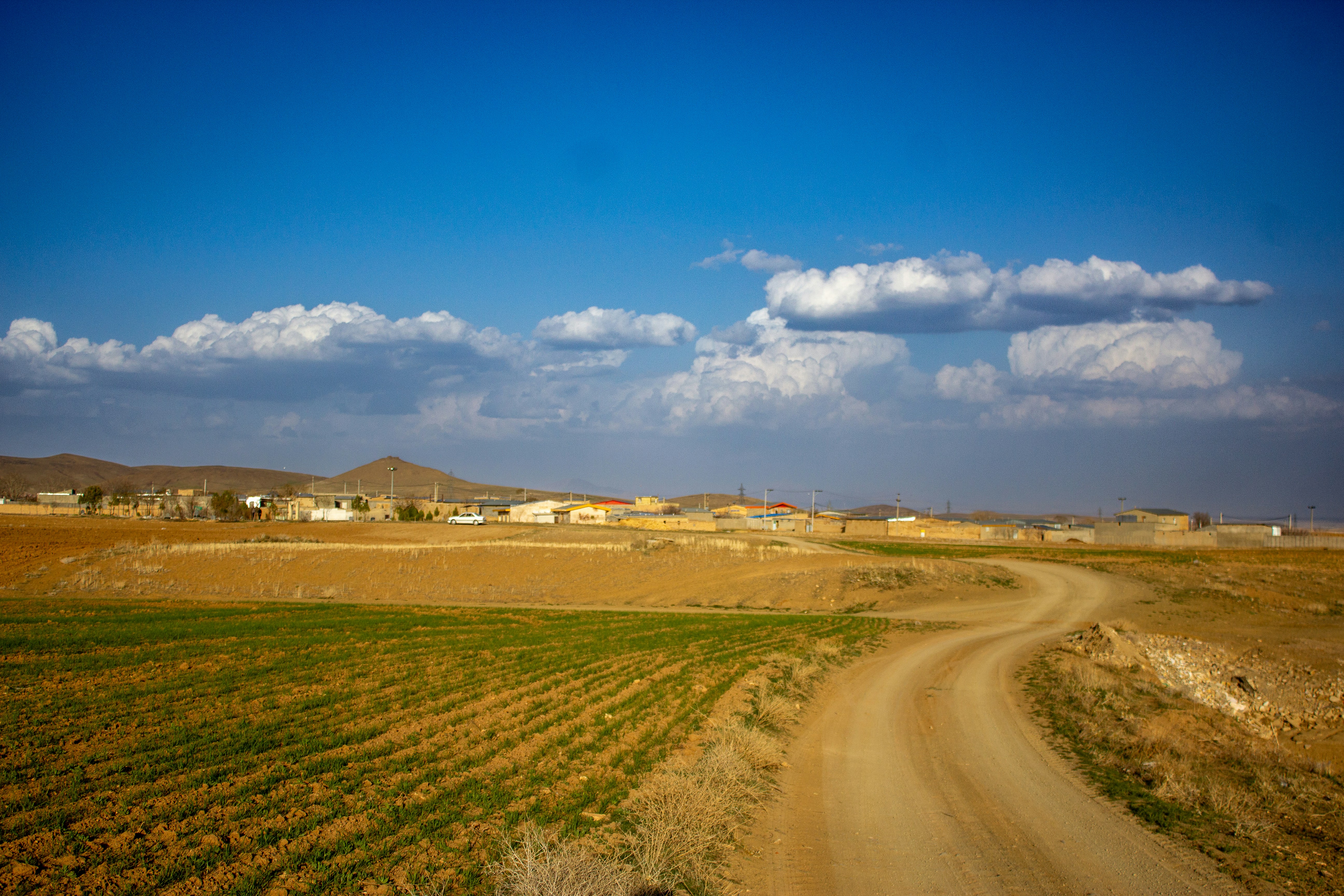 Winding Path Through Rural Serenity