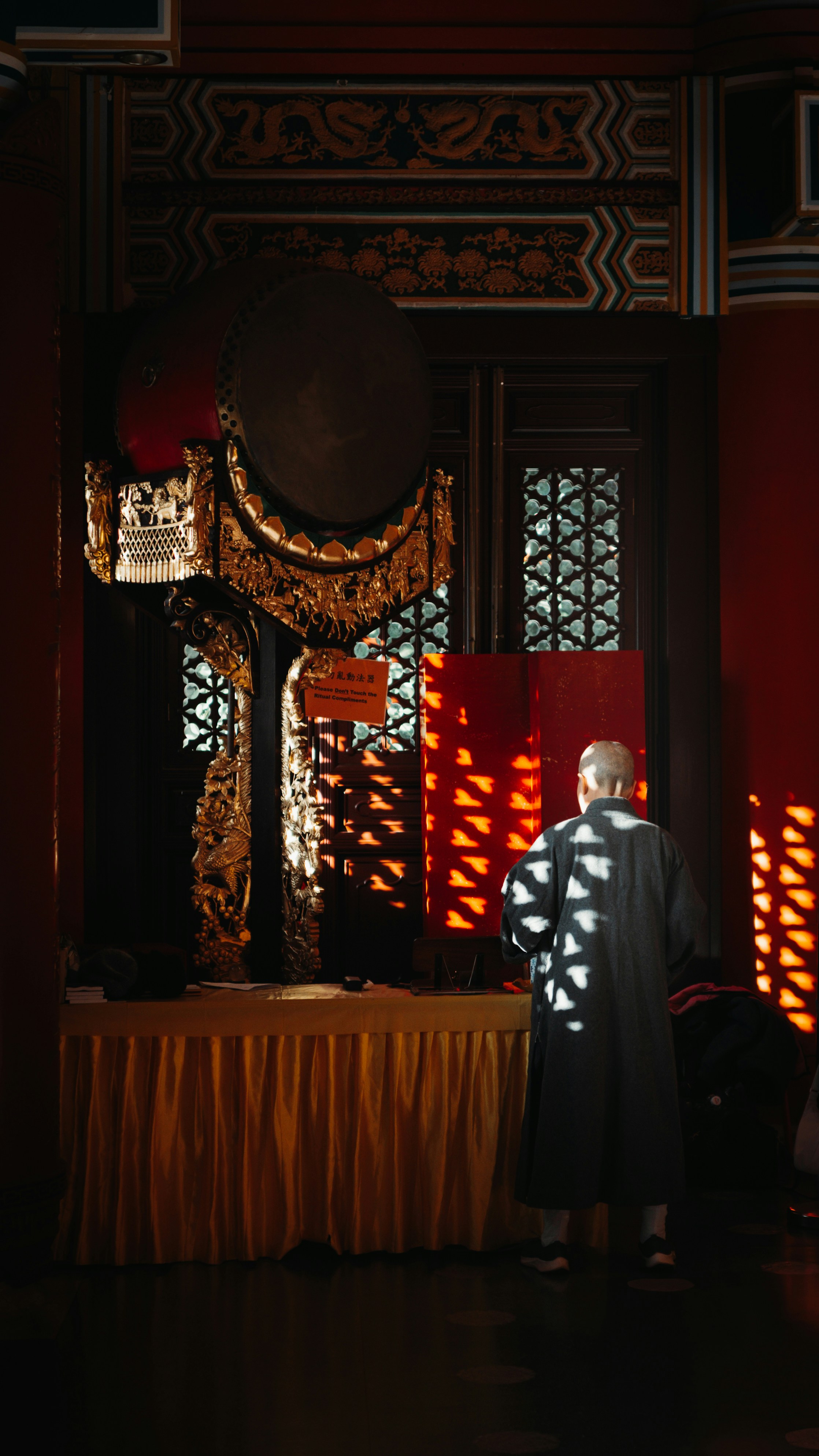 Shadows and Reflection in a Sacred Space