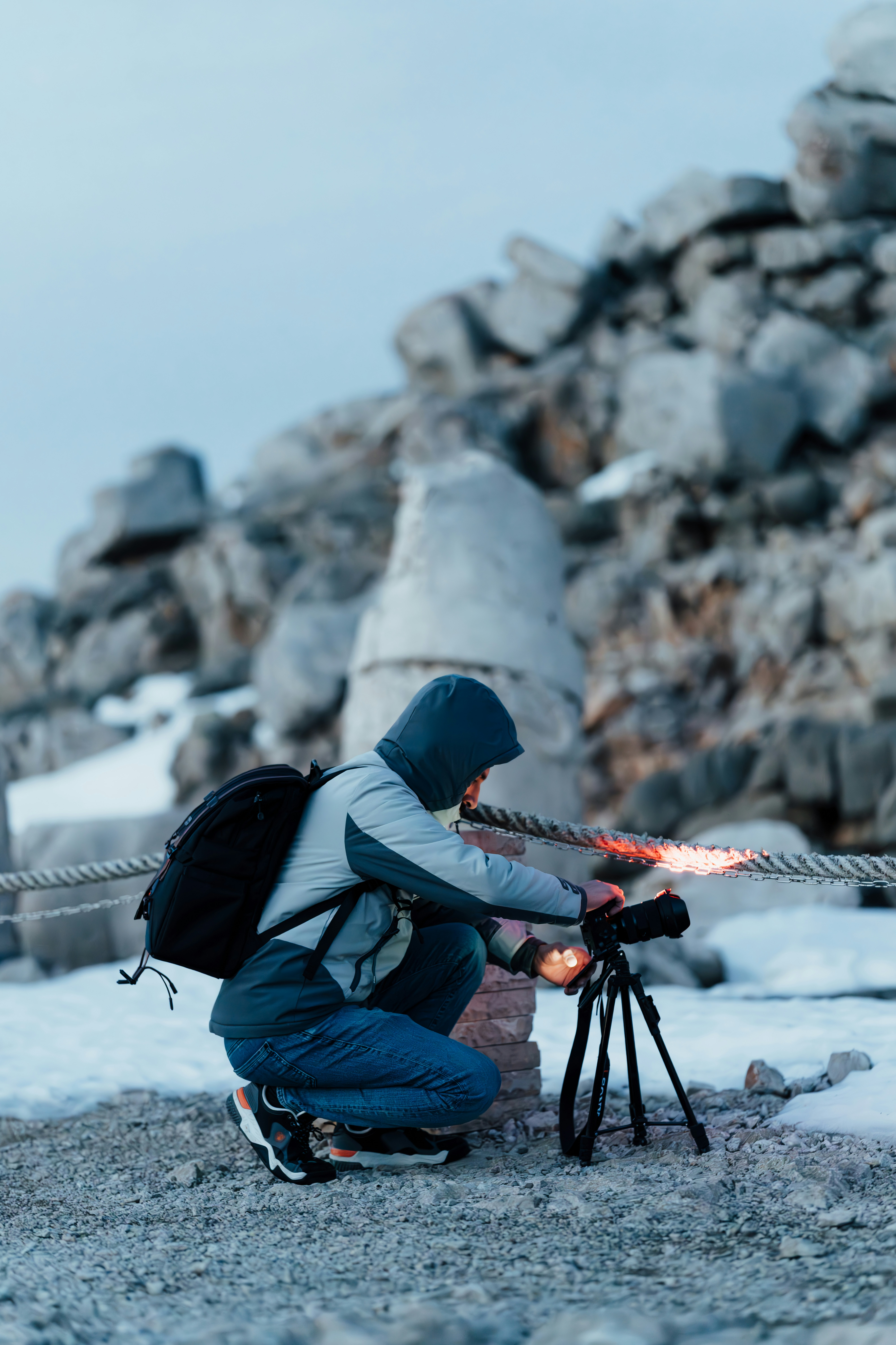 Crafting the Perfect Shot Amidst Nature's Canvas