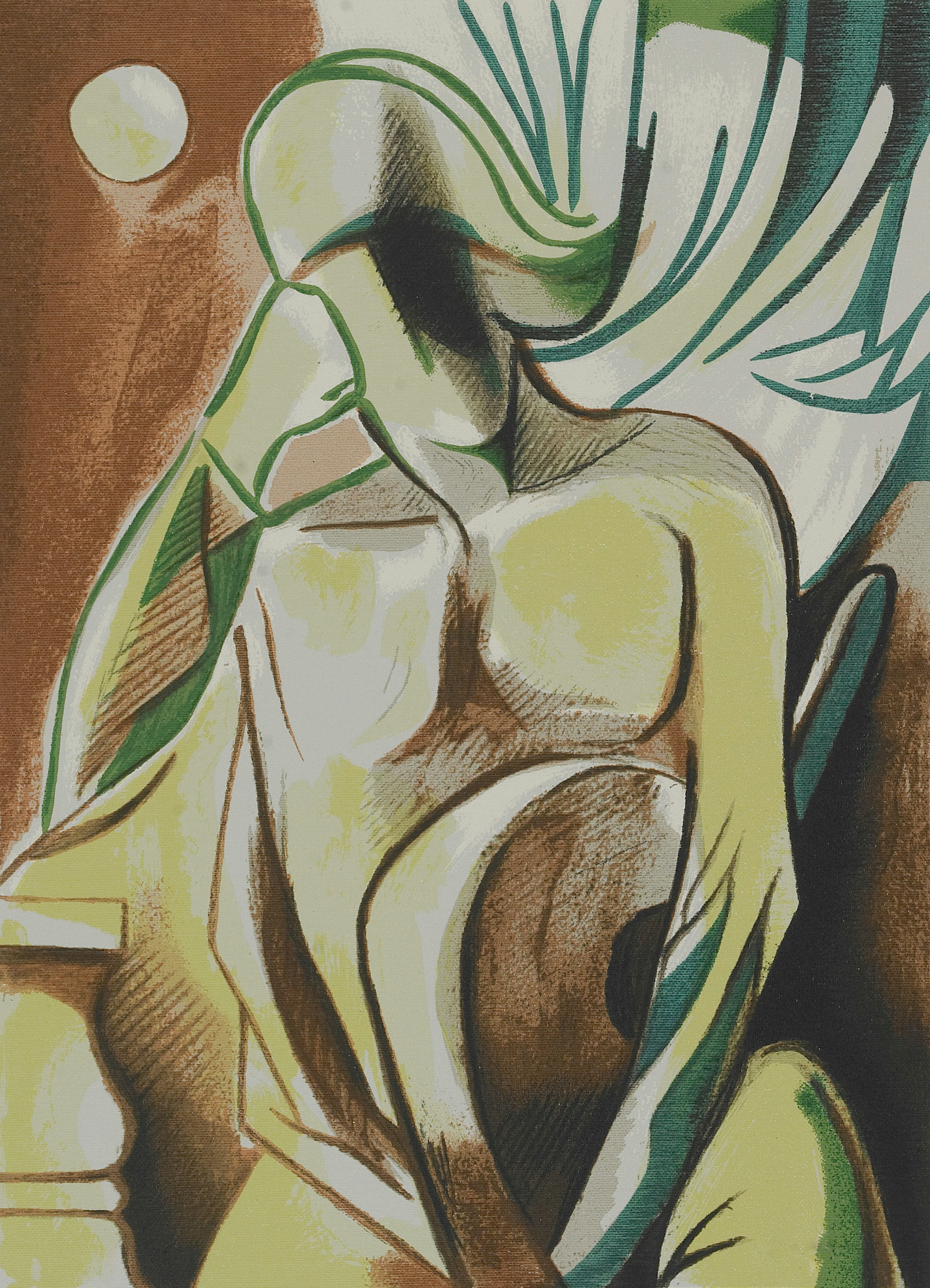 A figure sits, contemplating in a surreal setting. photo – Free Art ...