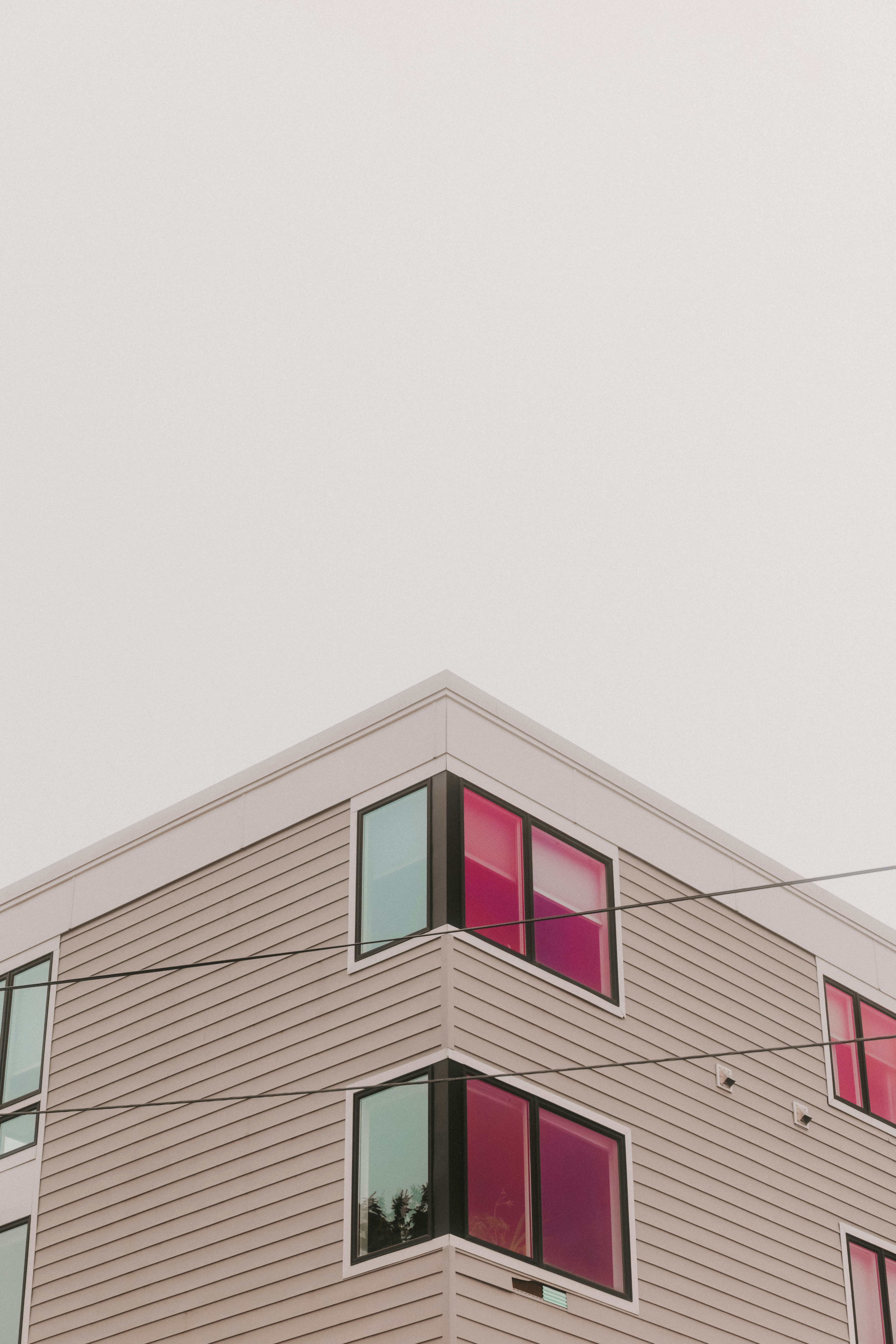 Reflections of Modernity: A Play of Color and Geometry