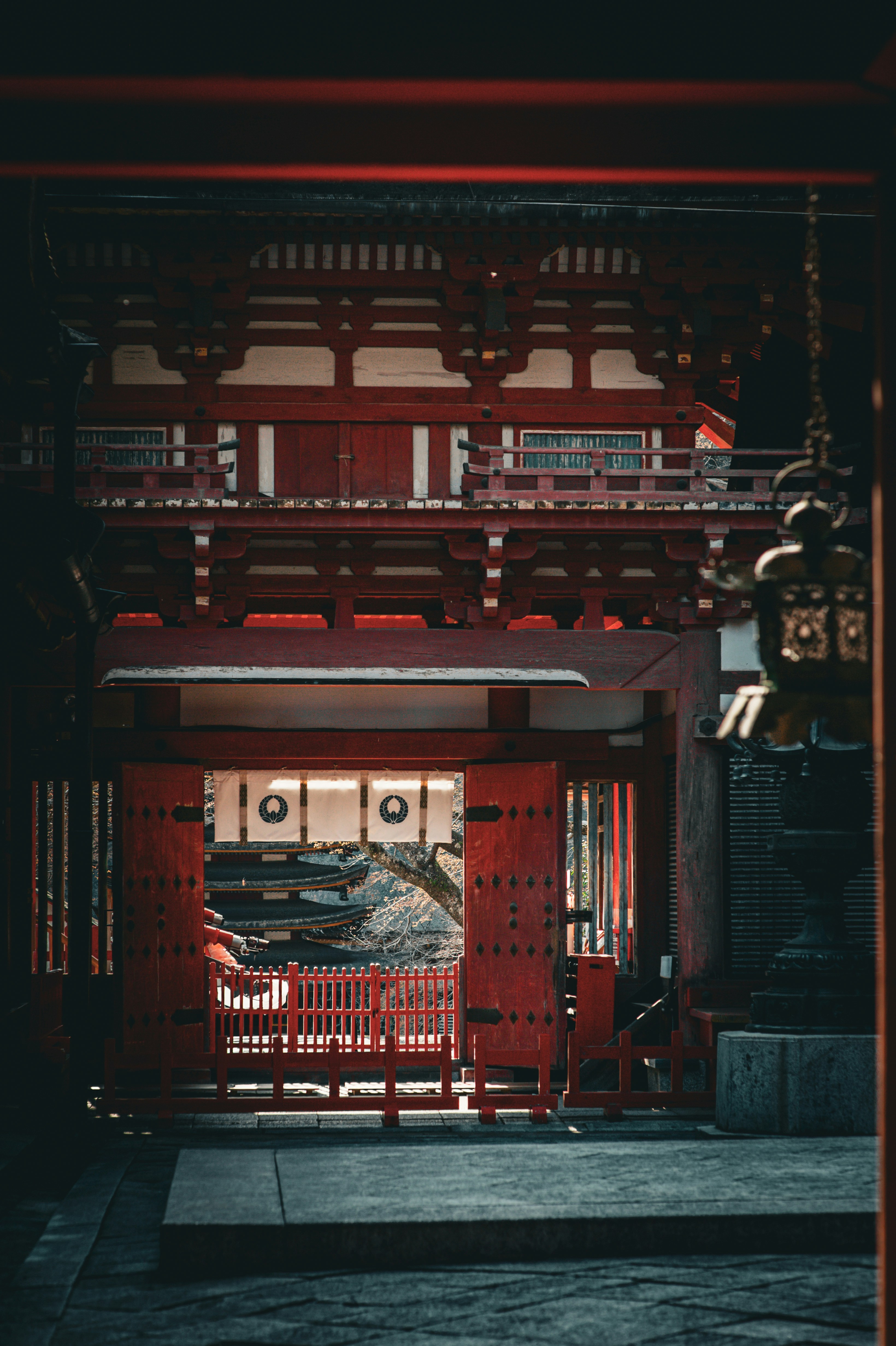 A red japanese temple stands proudly. photo – Free Building Image on ...