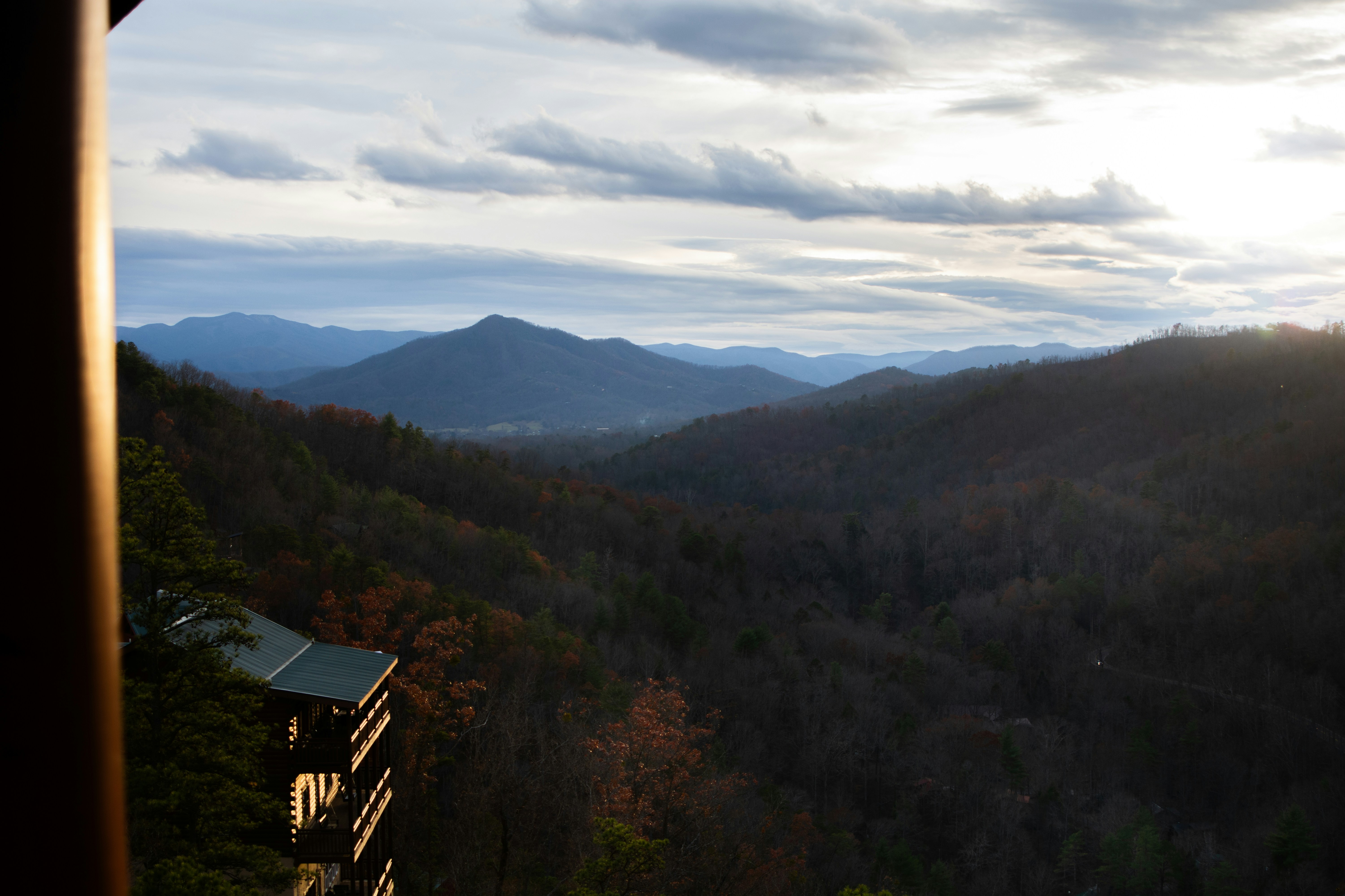Ridge Lines from a Quiet Balcony Overlook