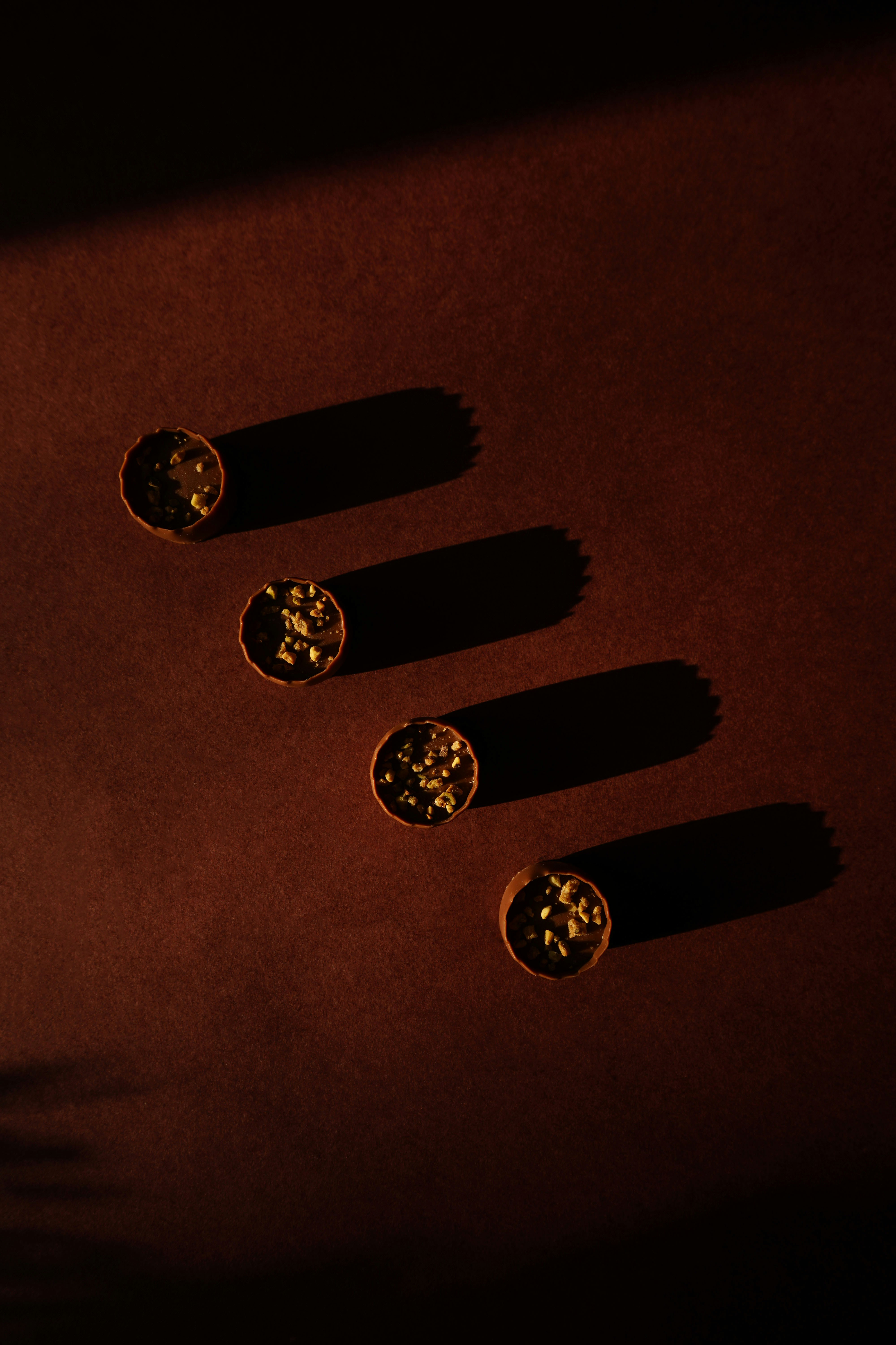 Ember-Capped Quartet Across a Copper Evening