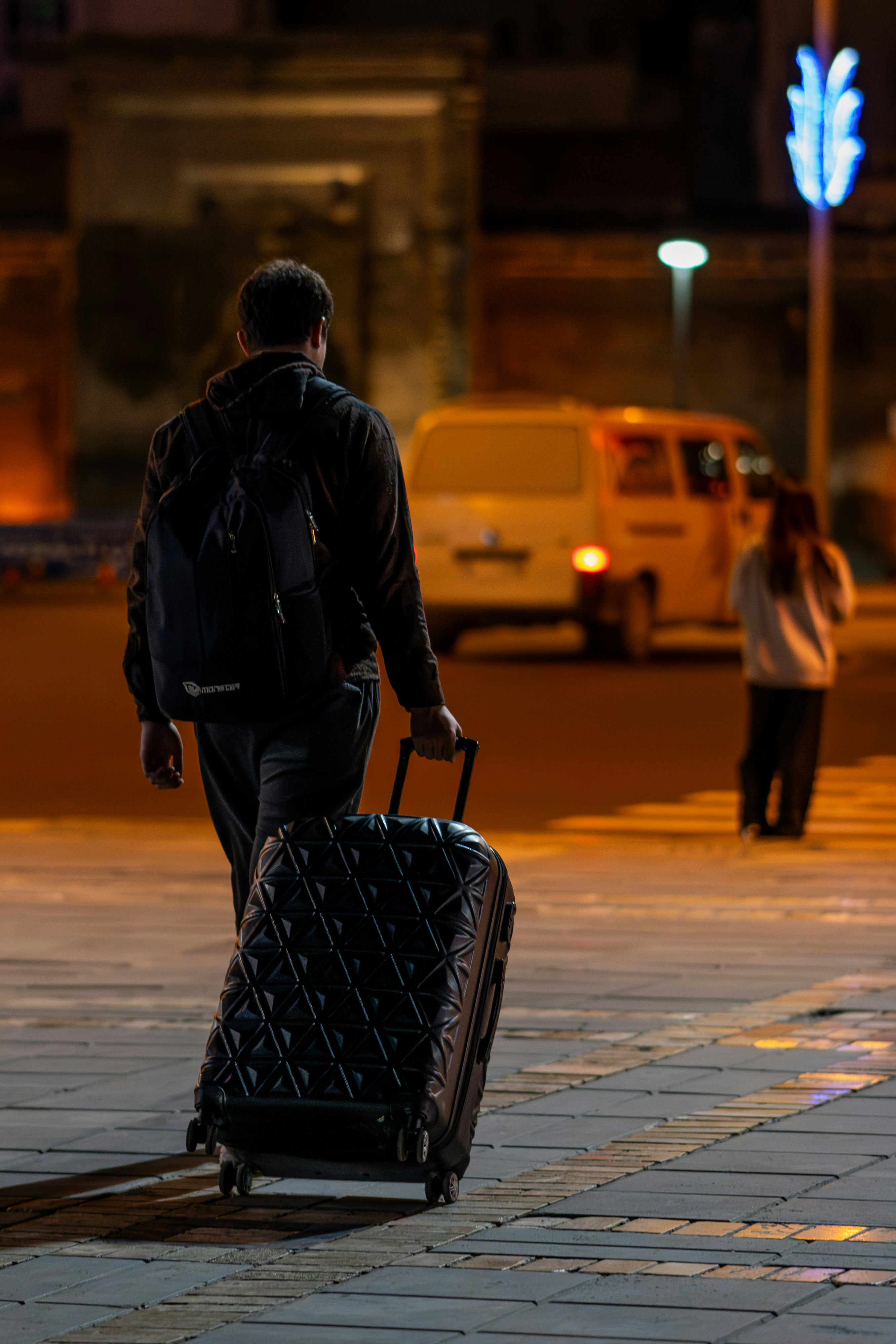 Midnight Journey: A Traveler's Solitude