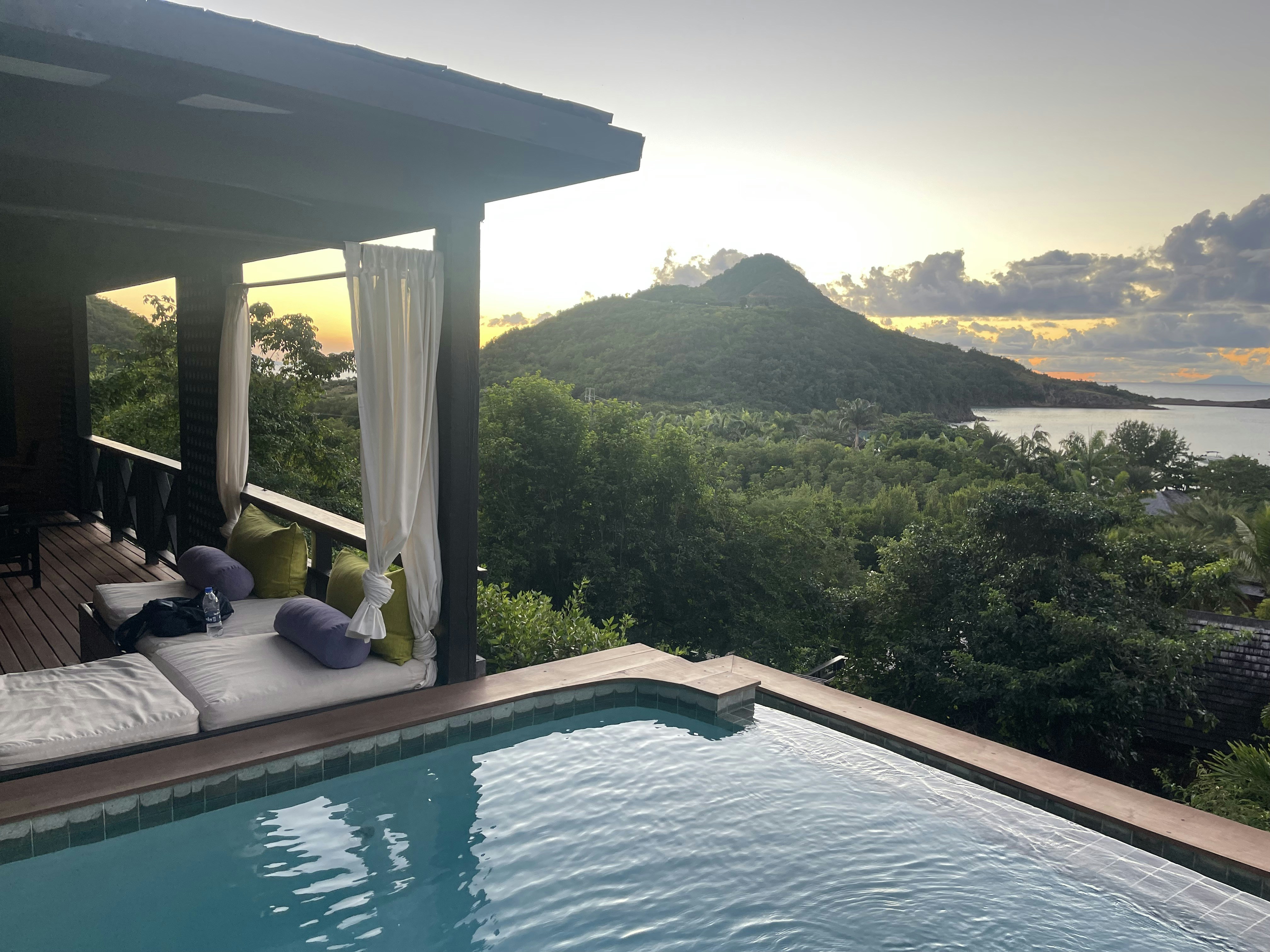 Serene Oasis with Mountain View