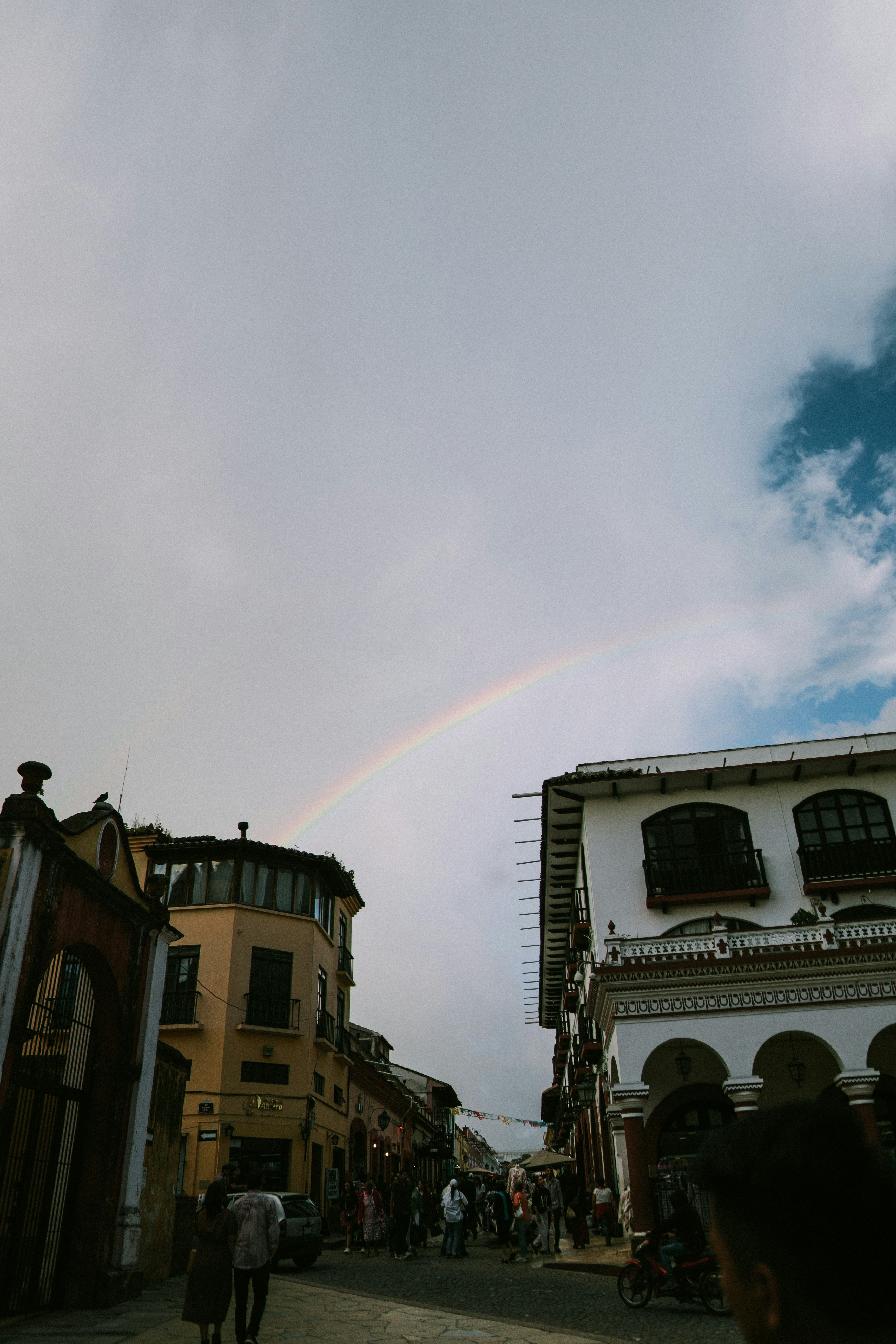 Rainbow Over Colonial Street