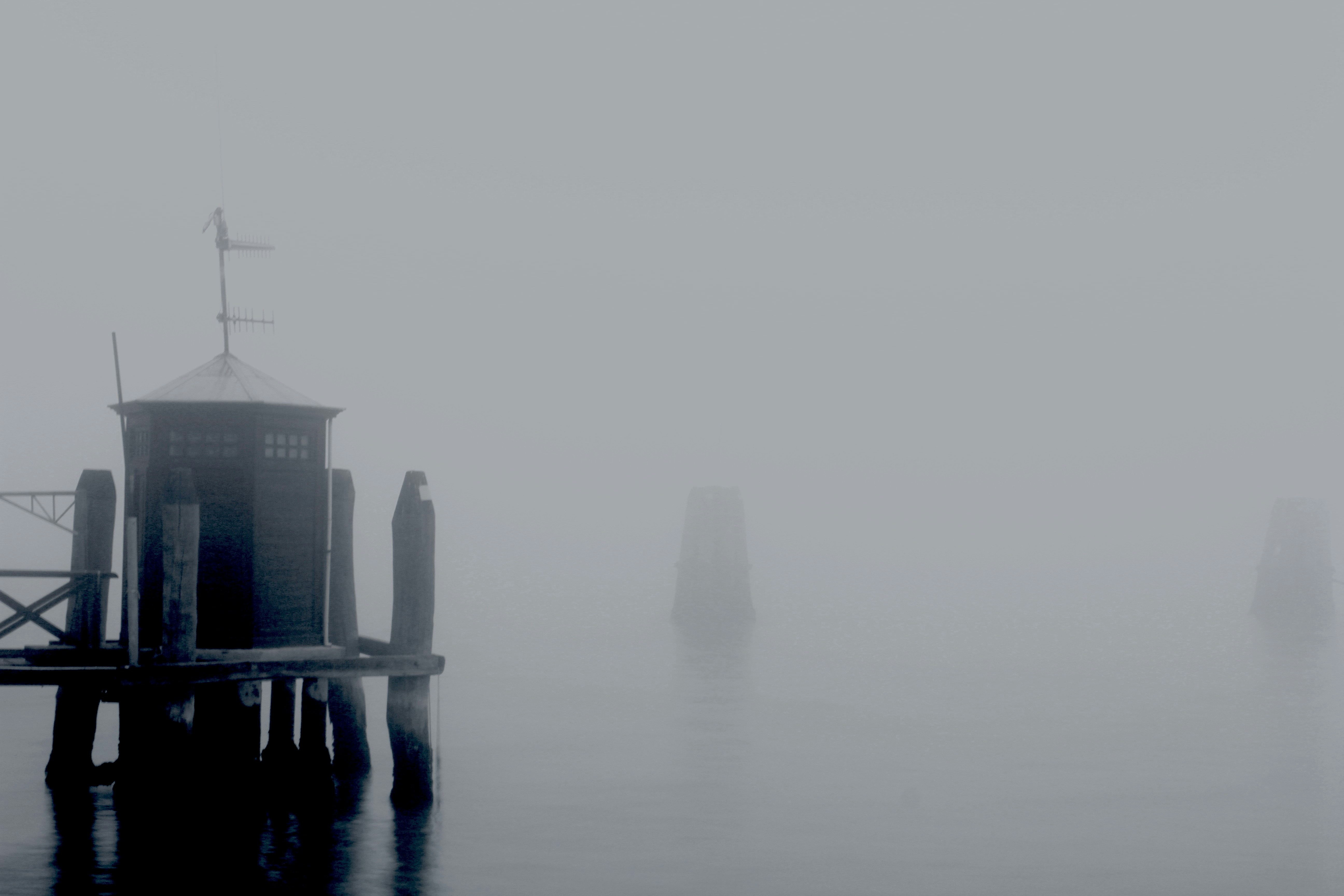 Velvet Fog Over a Lonely Pier