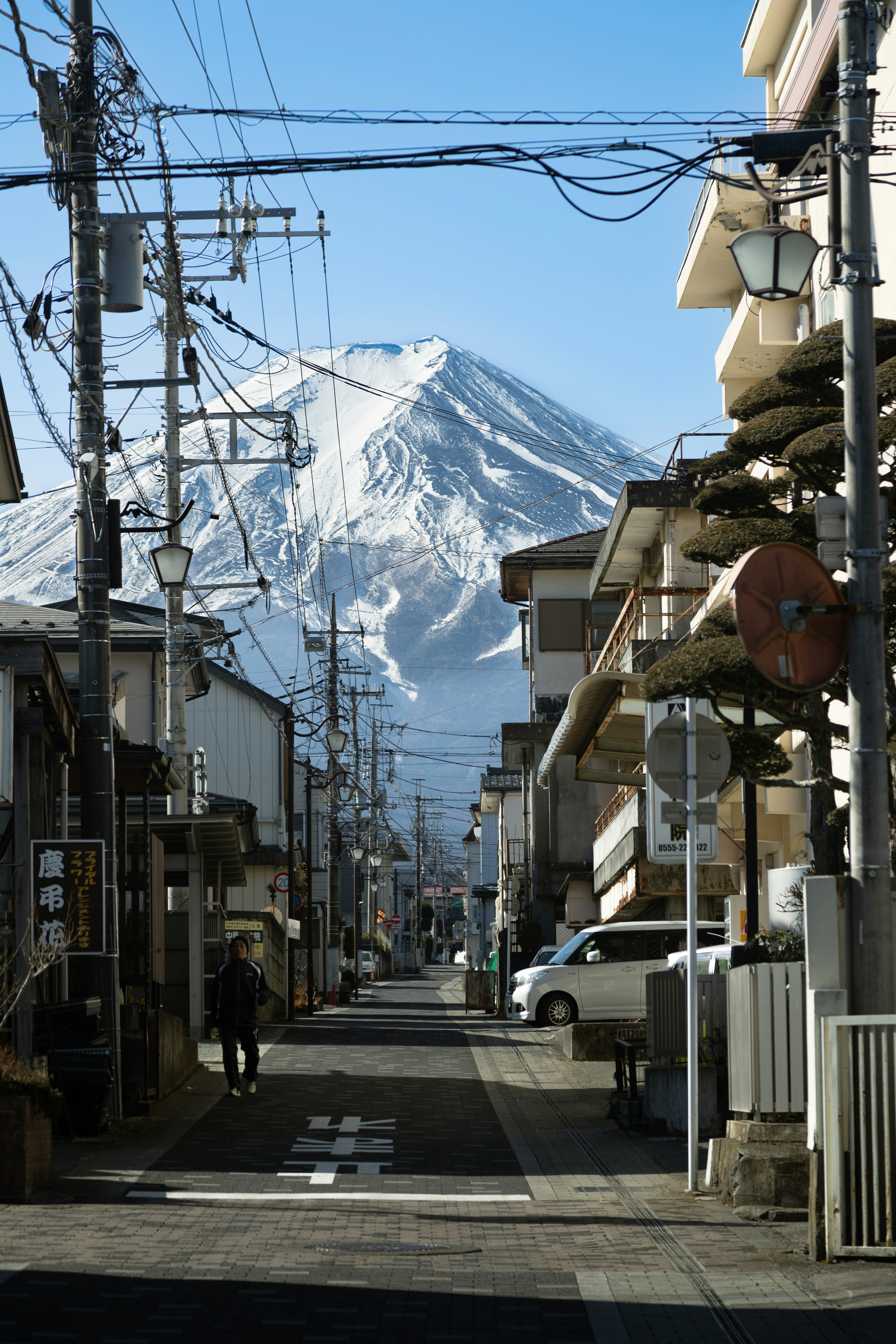 Urban Passageway to Mount Fuji