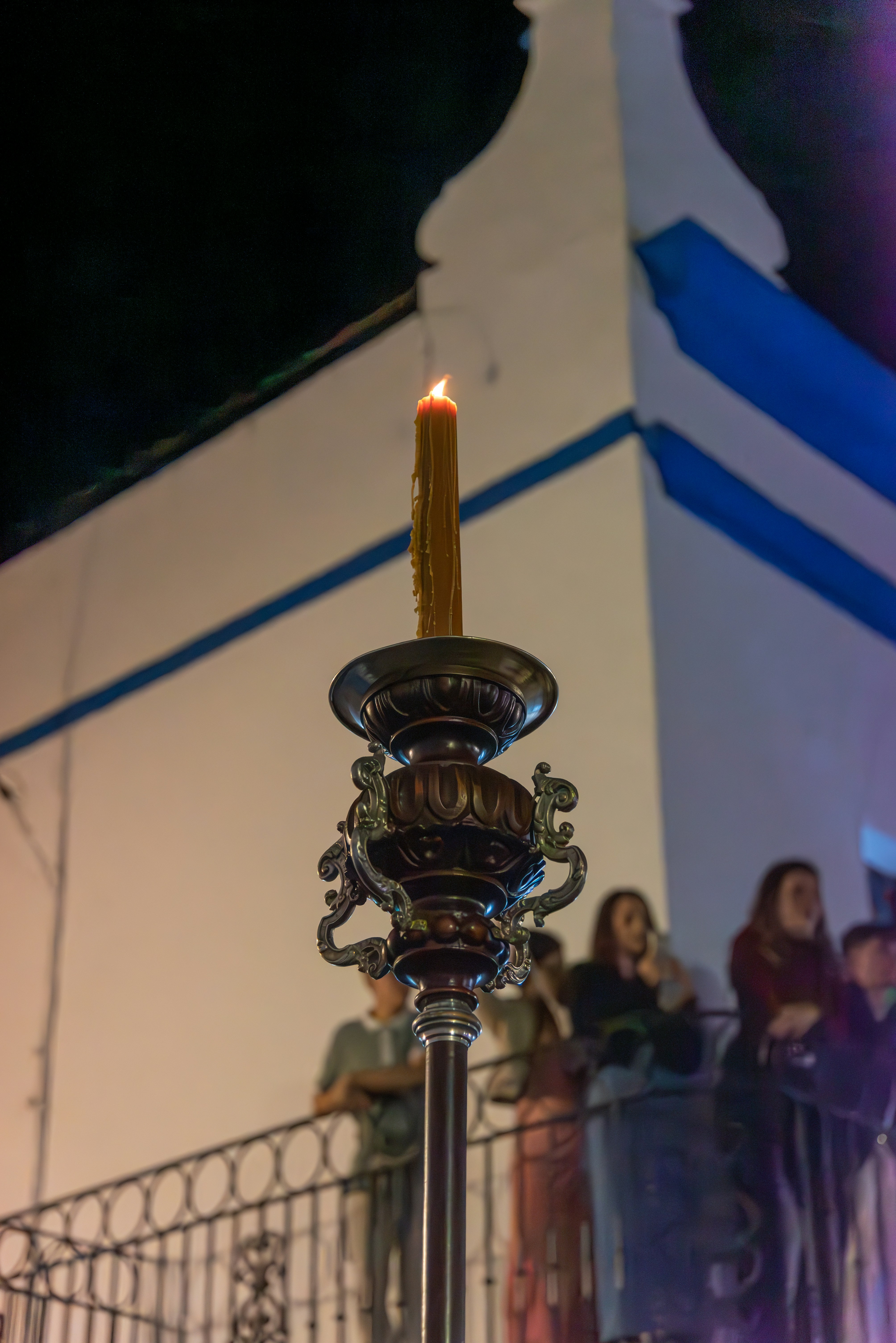 Illuminated Heritage: A Candle's Vigil