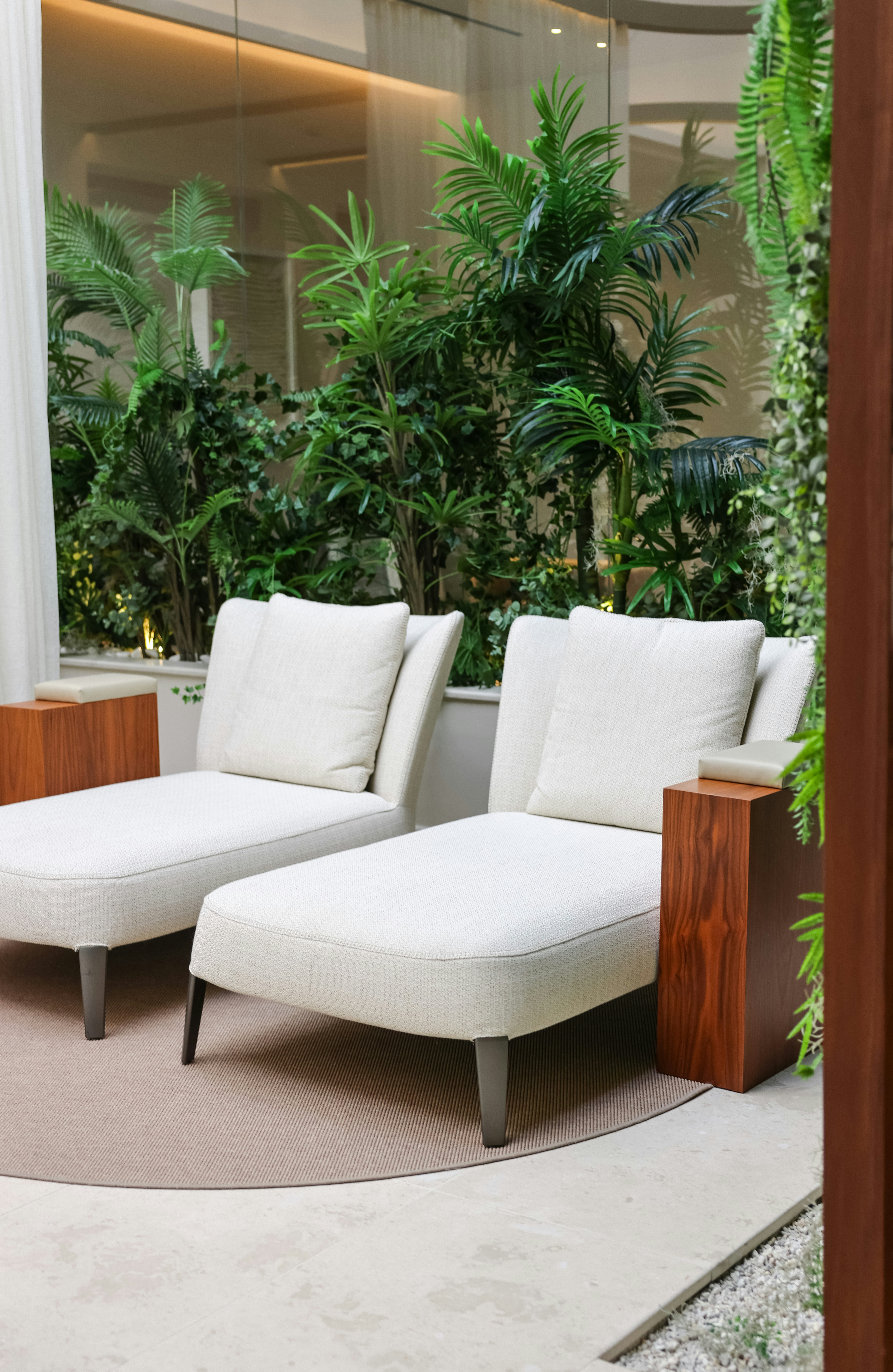 Luxury Spa, waiting beds.