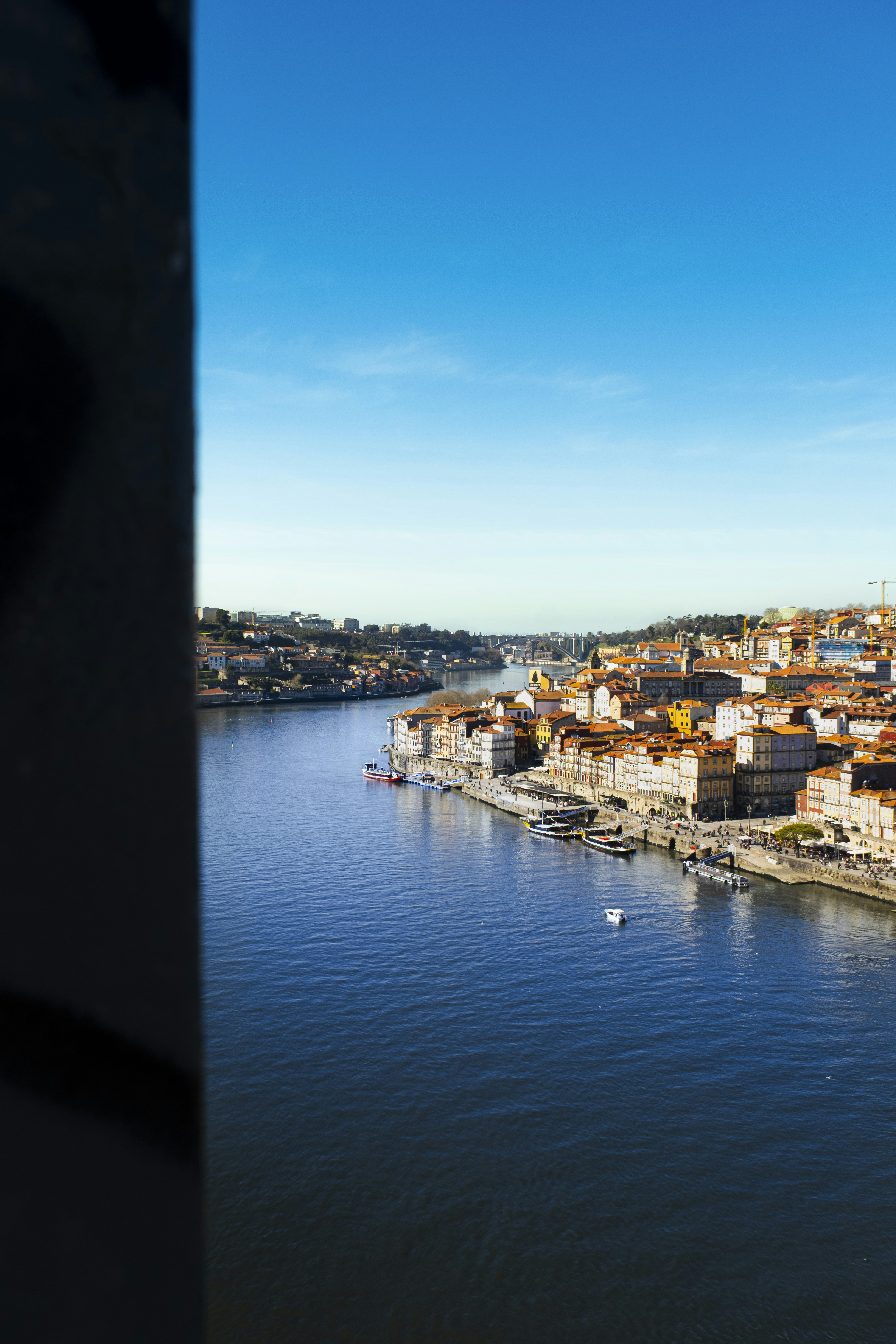 View from D. Luís Bridge, into Porto, Portugal.