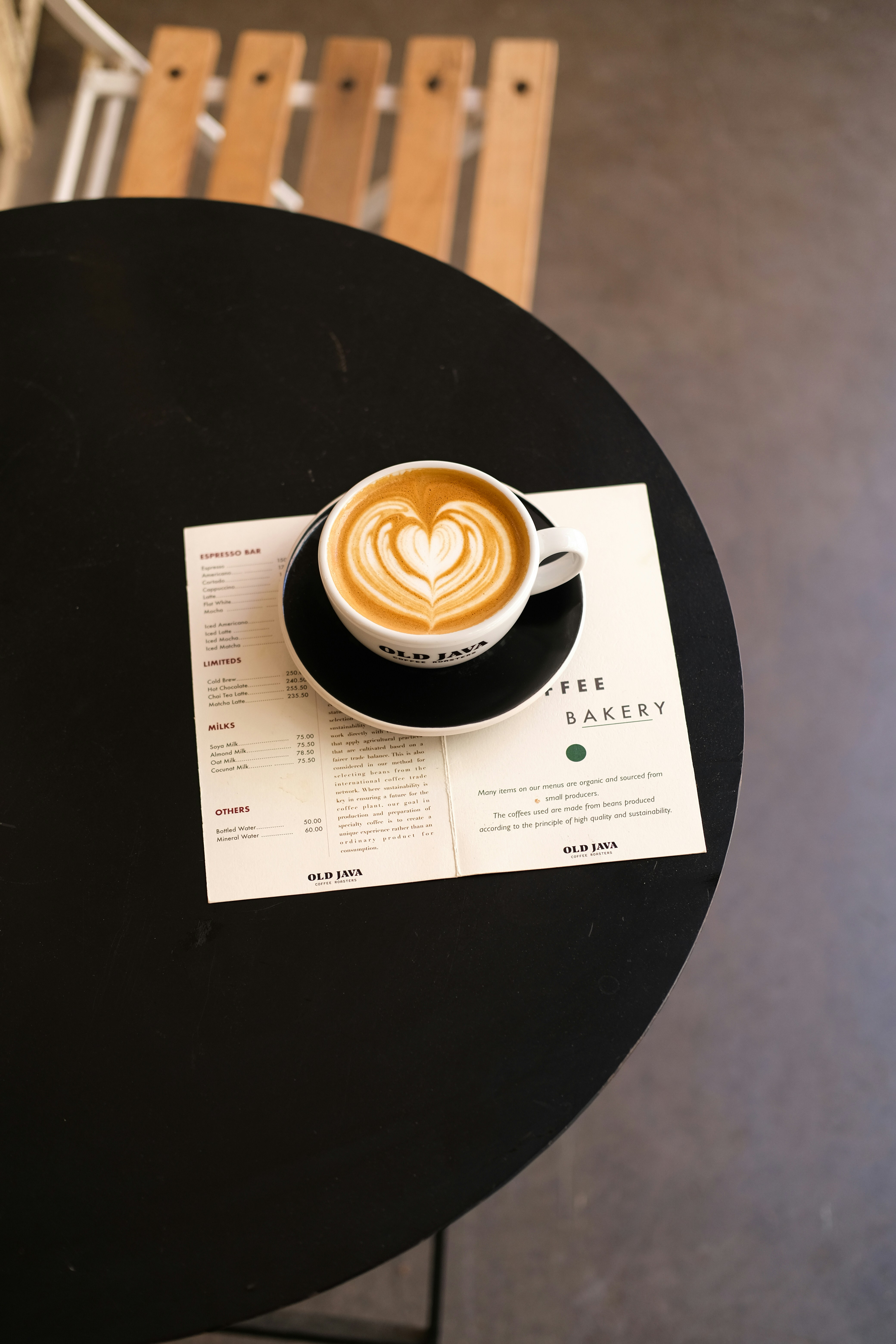 Latte art on a menu at a coffee shop. photo – Free Coffee Image on Unsplash